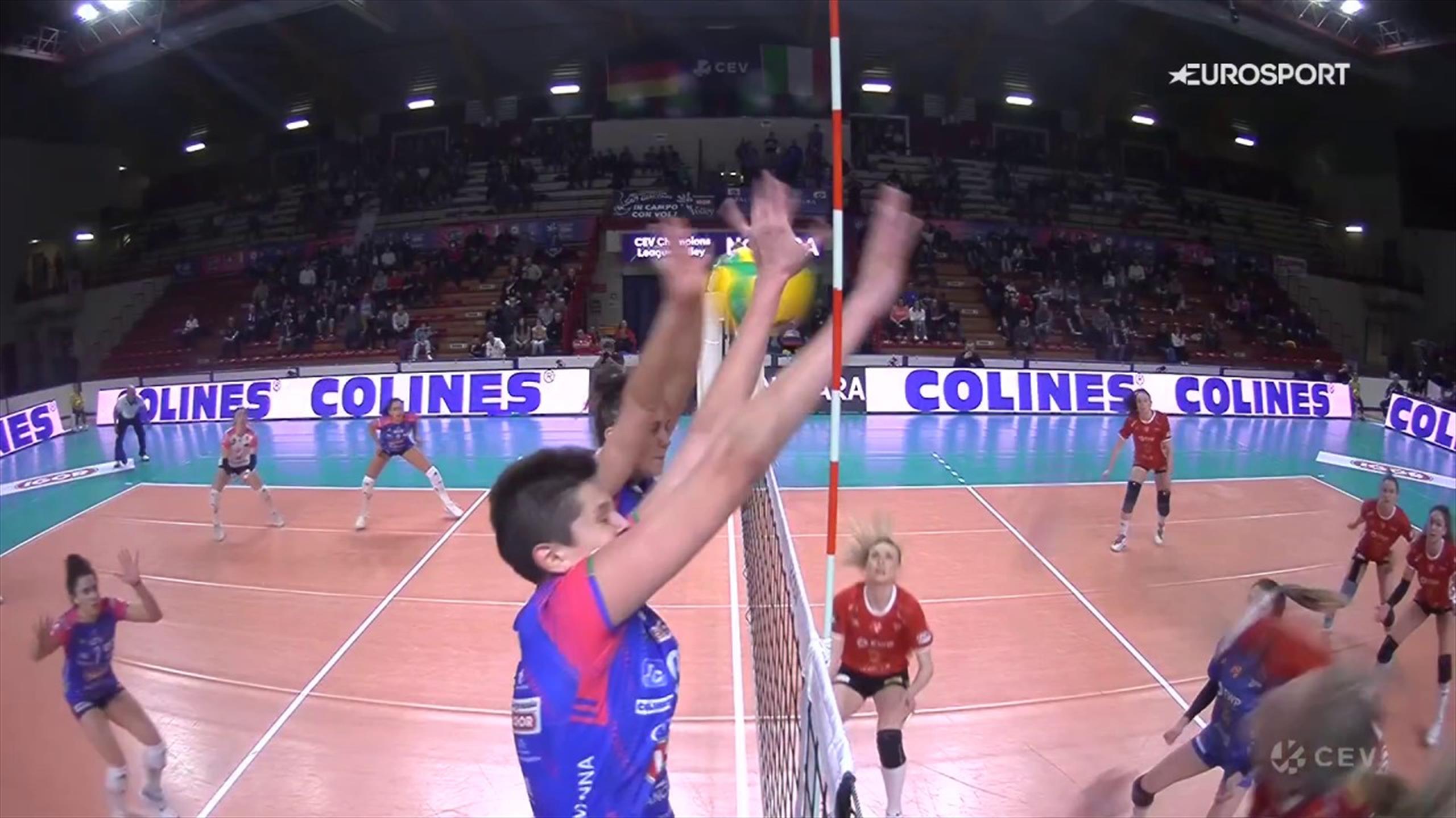 CEV Champions League - Anna Danesi "Signora dei muri": che monster ...