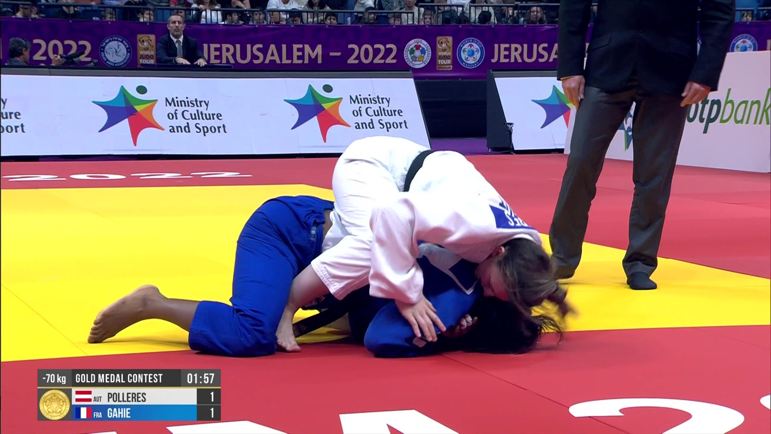 Masters Jérusalem - Marie-Ève Gahié s'incline au golden score en -70 kg ...