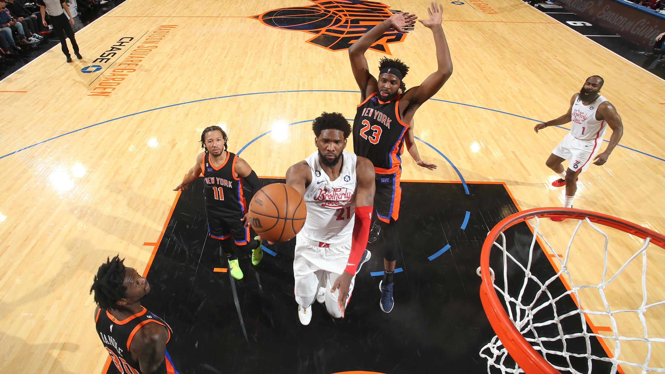 NBA - Embiid et Harden ont permis aux Sixers de battre (112-119) les Knicks en ouverture du ...