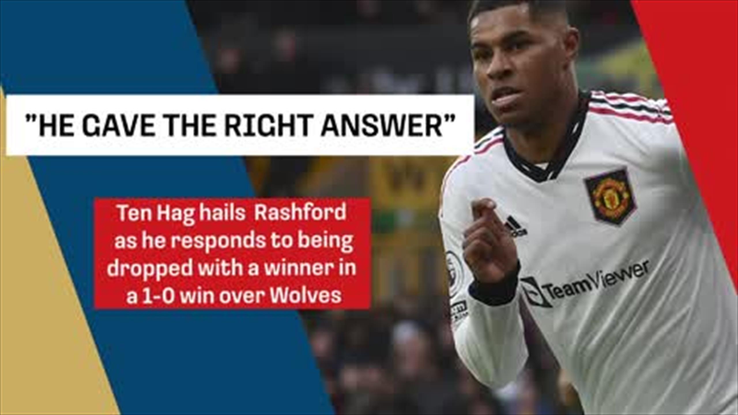 Erik Ten Hag Hails Marcus Rashford Refuses To Comment On Cristiano