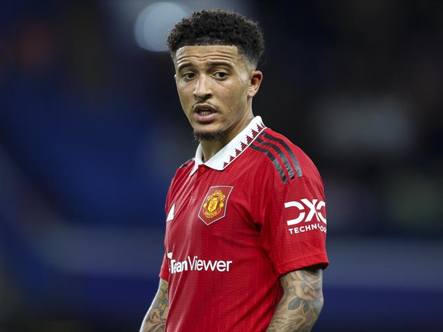 Jadon Sancho: Manchester United boss Erik ten Hag says he will be patient with forward's return ...