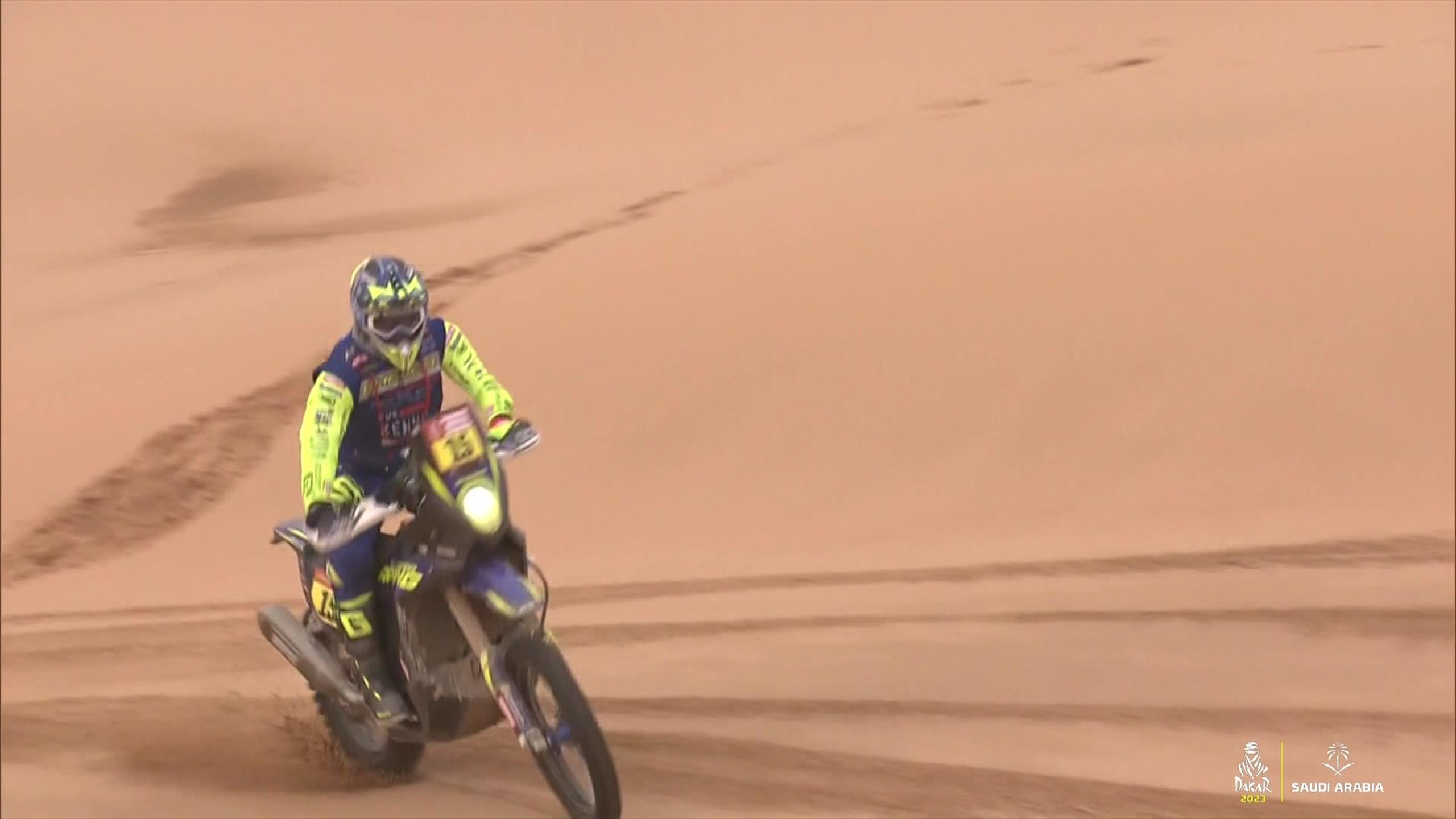 Dakar 2023 - Moto, gli highlights dell'8ª tappa: Branch vince, Klein in ...