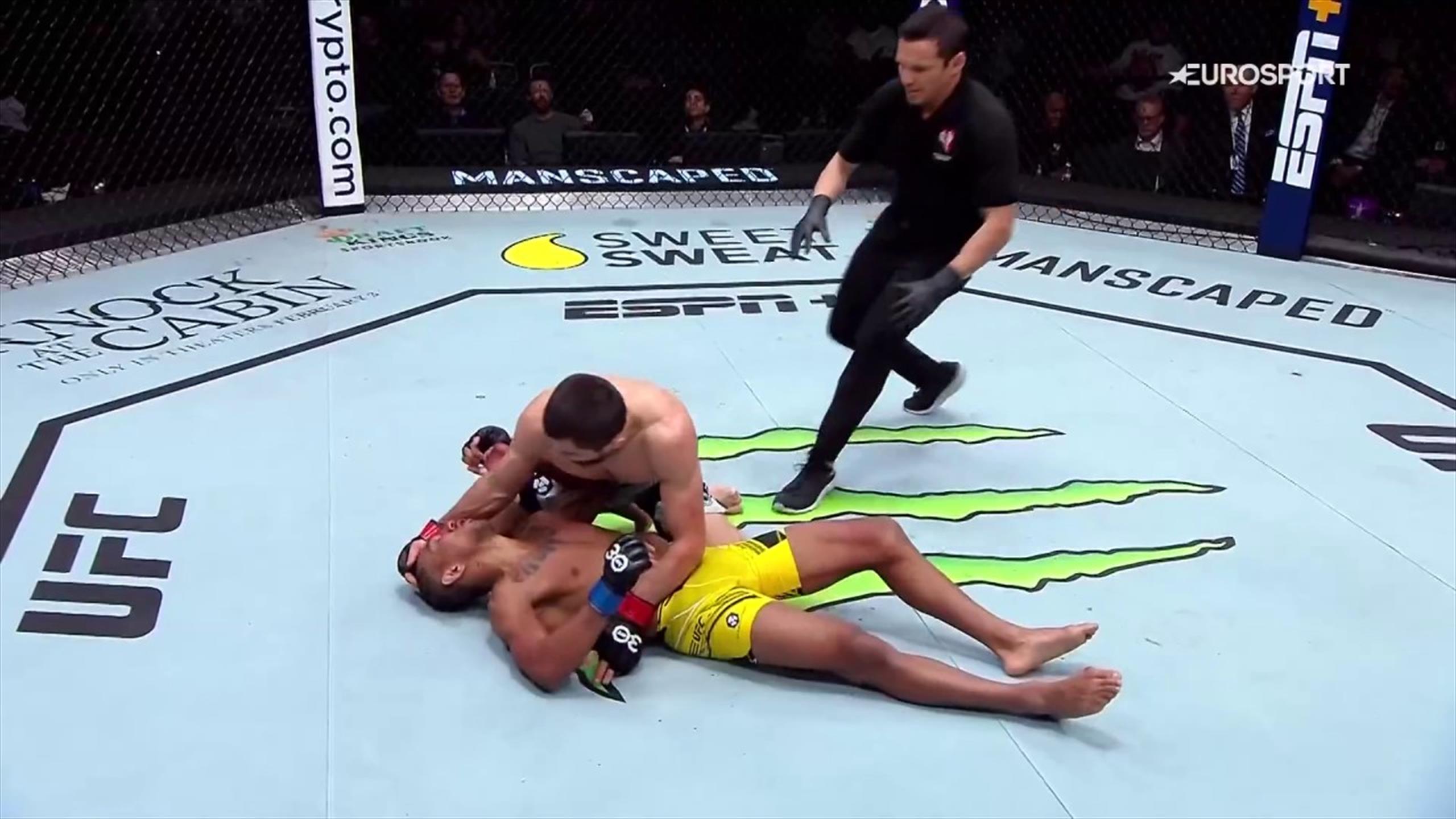 UFC Vegas 67 | Schitterende knock-out overwinning voor Nurmagomedov ...