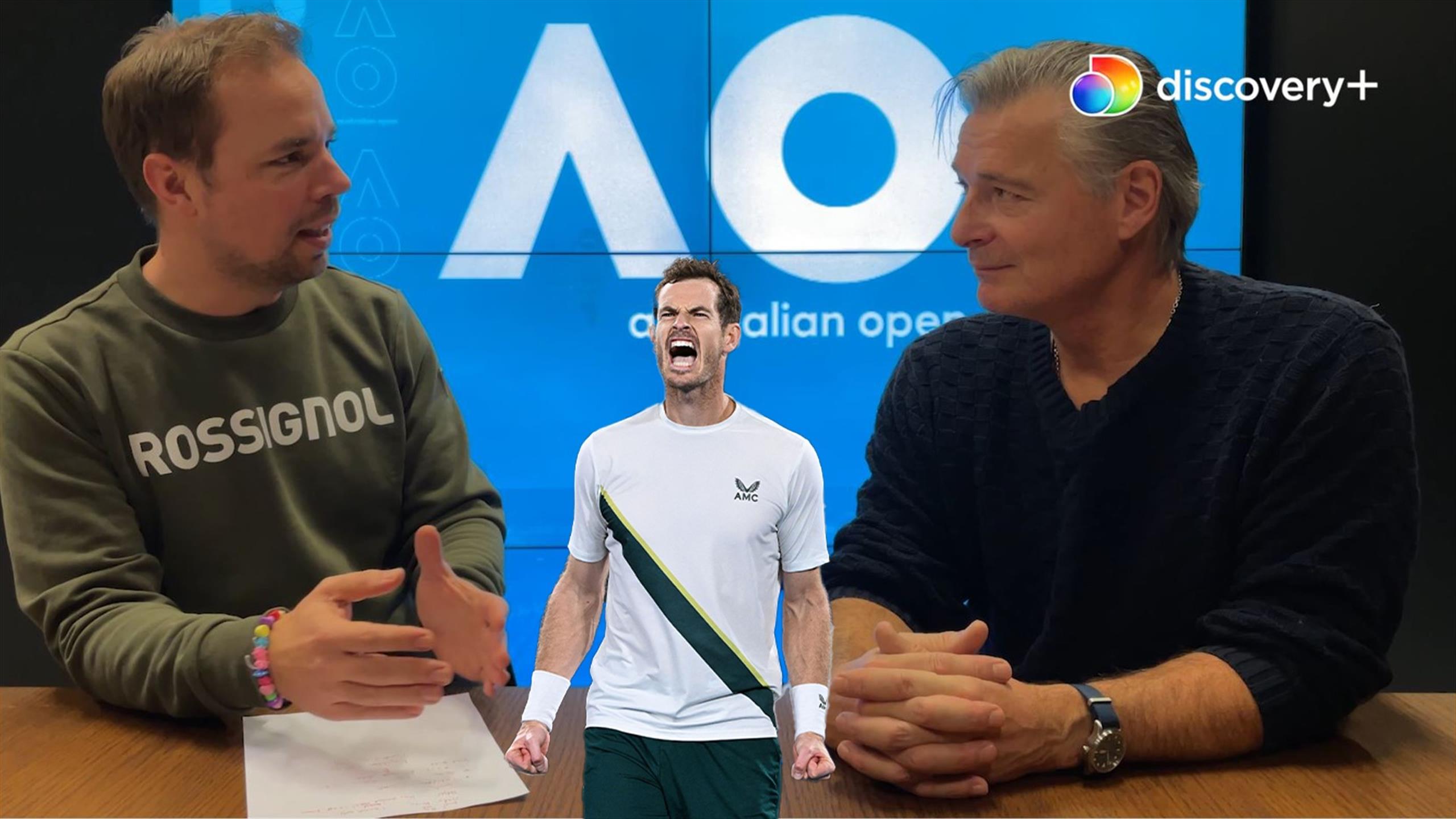 Australian Open dag 5: Andy Murray danser rundt på banen, som om han ...