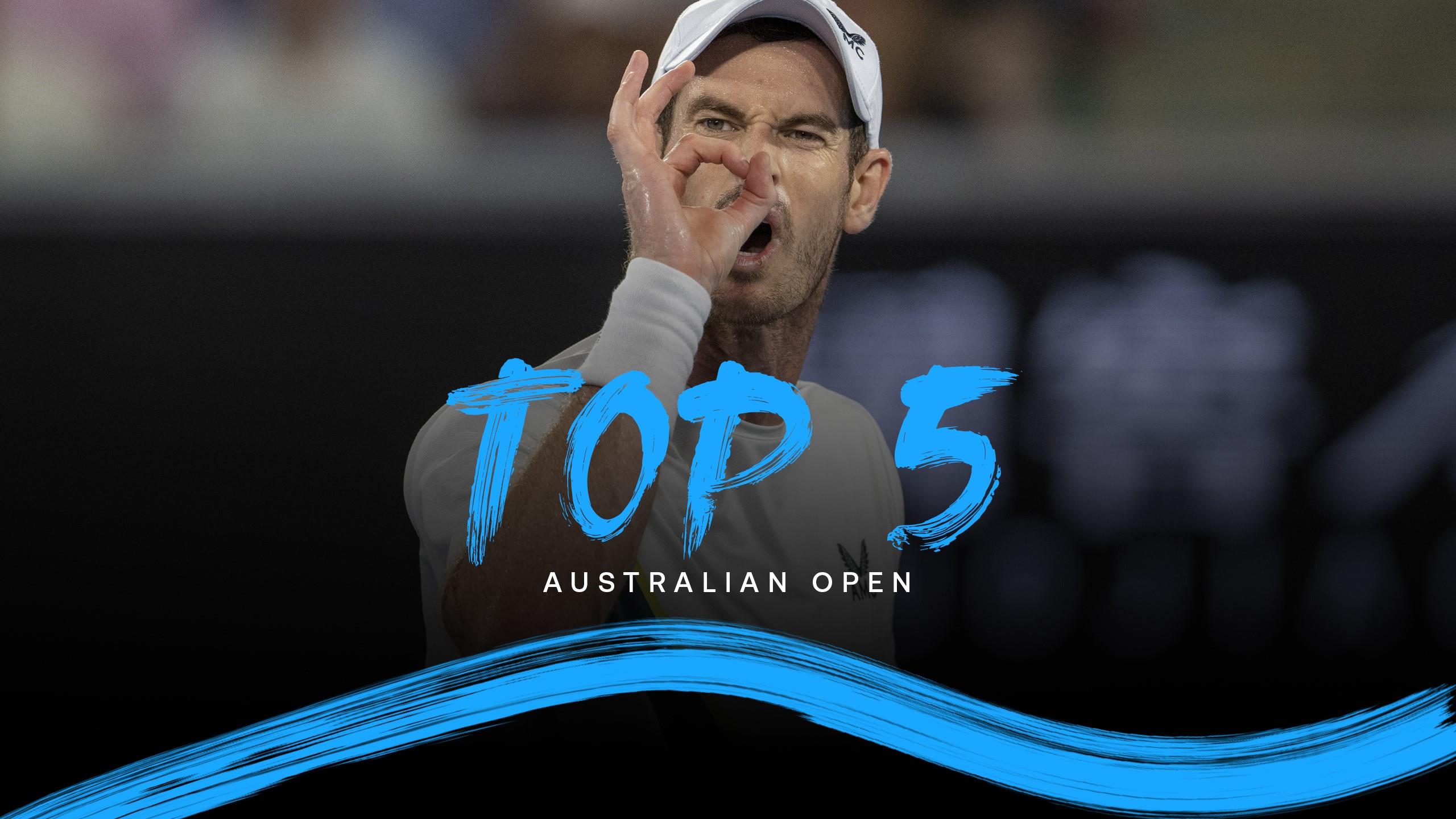Le Top 5 de samedi : Murray au bout de lui-même, Djoko à côté... mais dans le mille - Vidéo ...