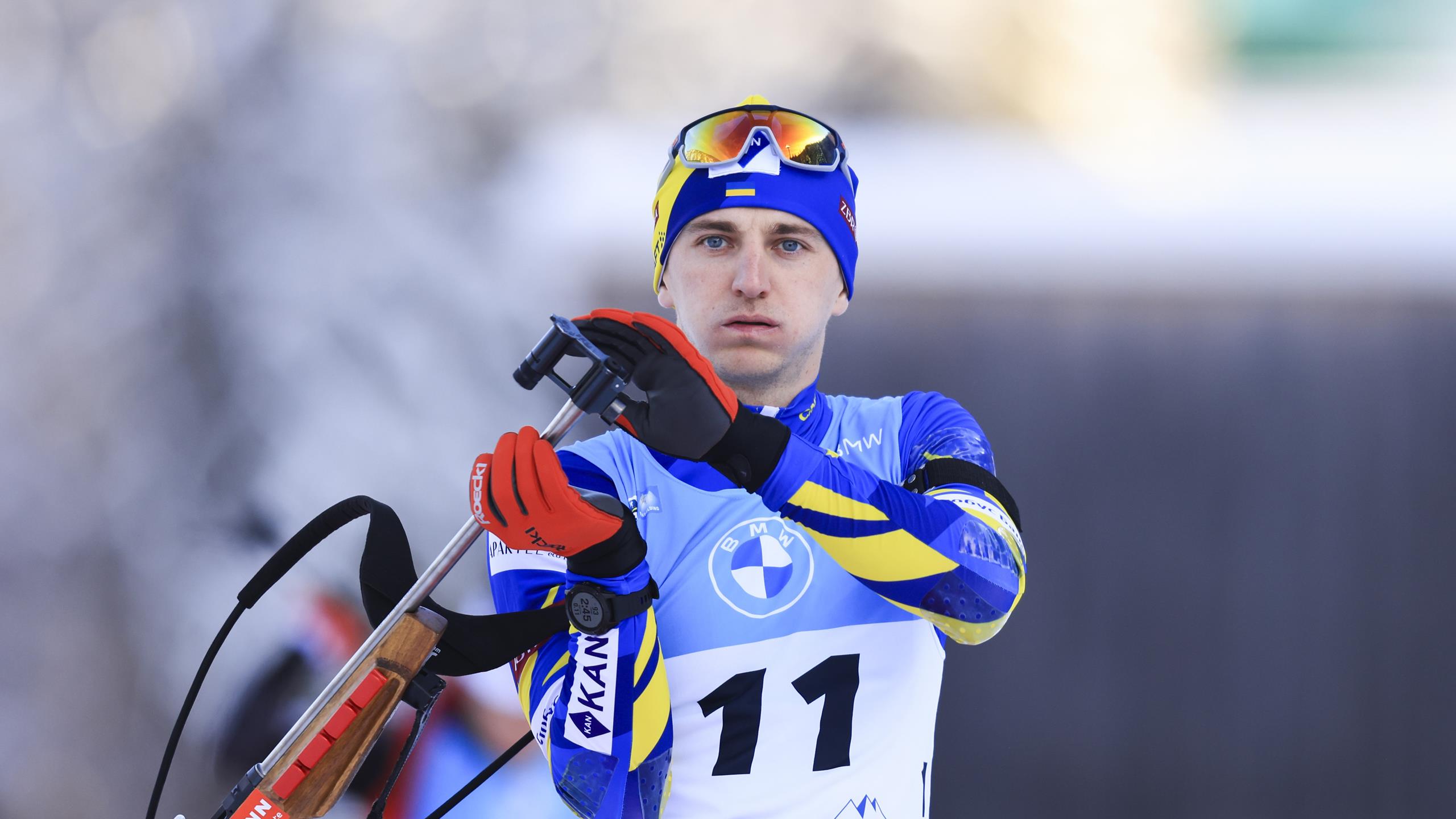 Biathlet Dmytro Pidruchnyi widmet Podiumsplatz bei IBU-Cup einem im ...