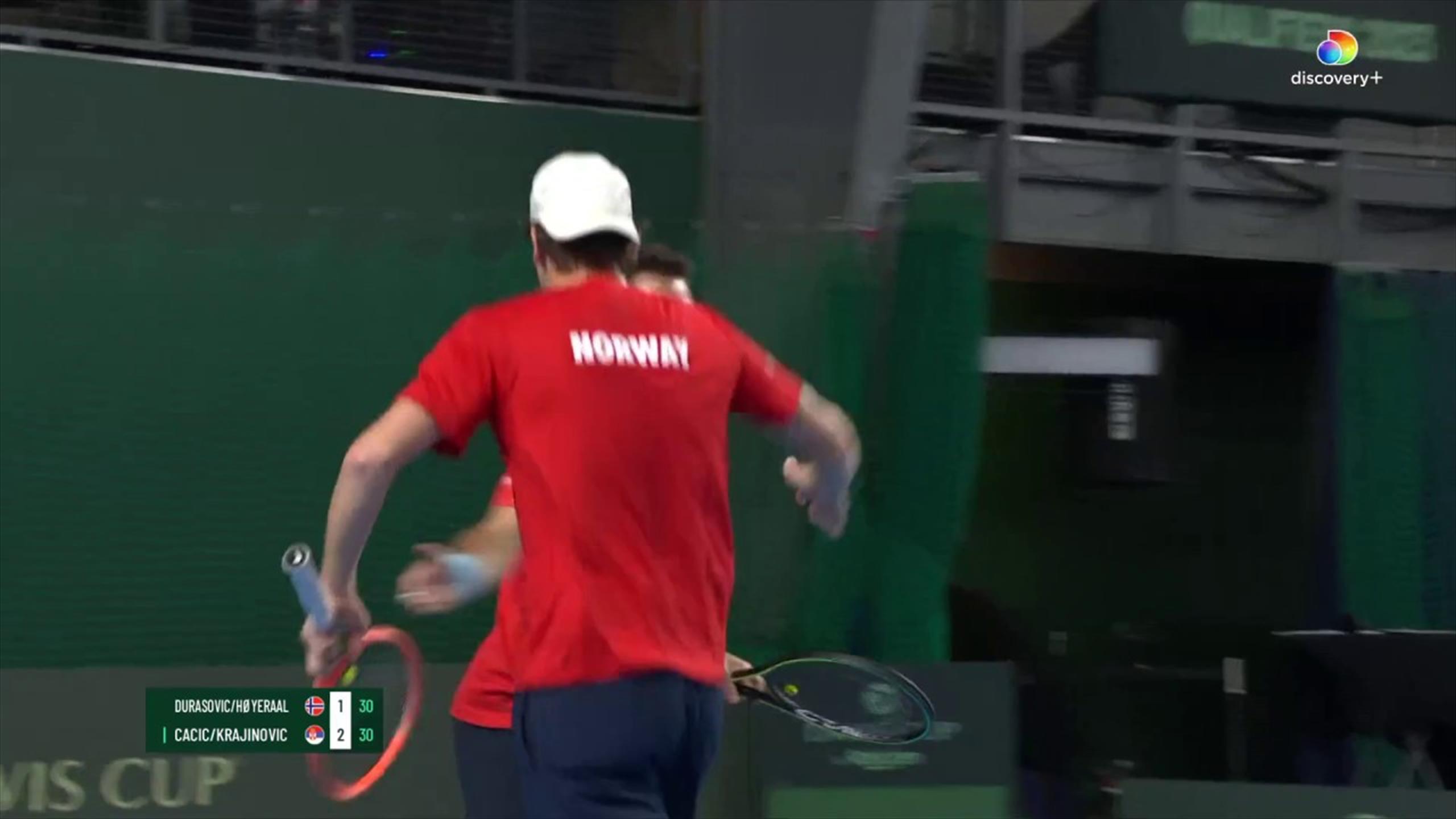 Norge seirende ut av rått poeng: – Verdensklasse-tennis - Tennis video ...