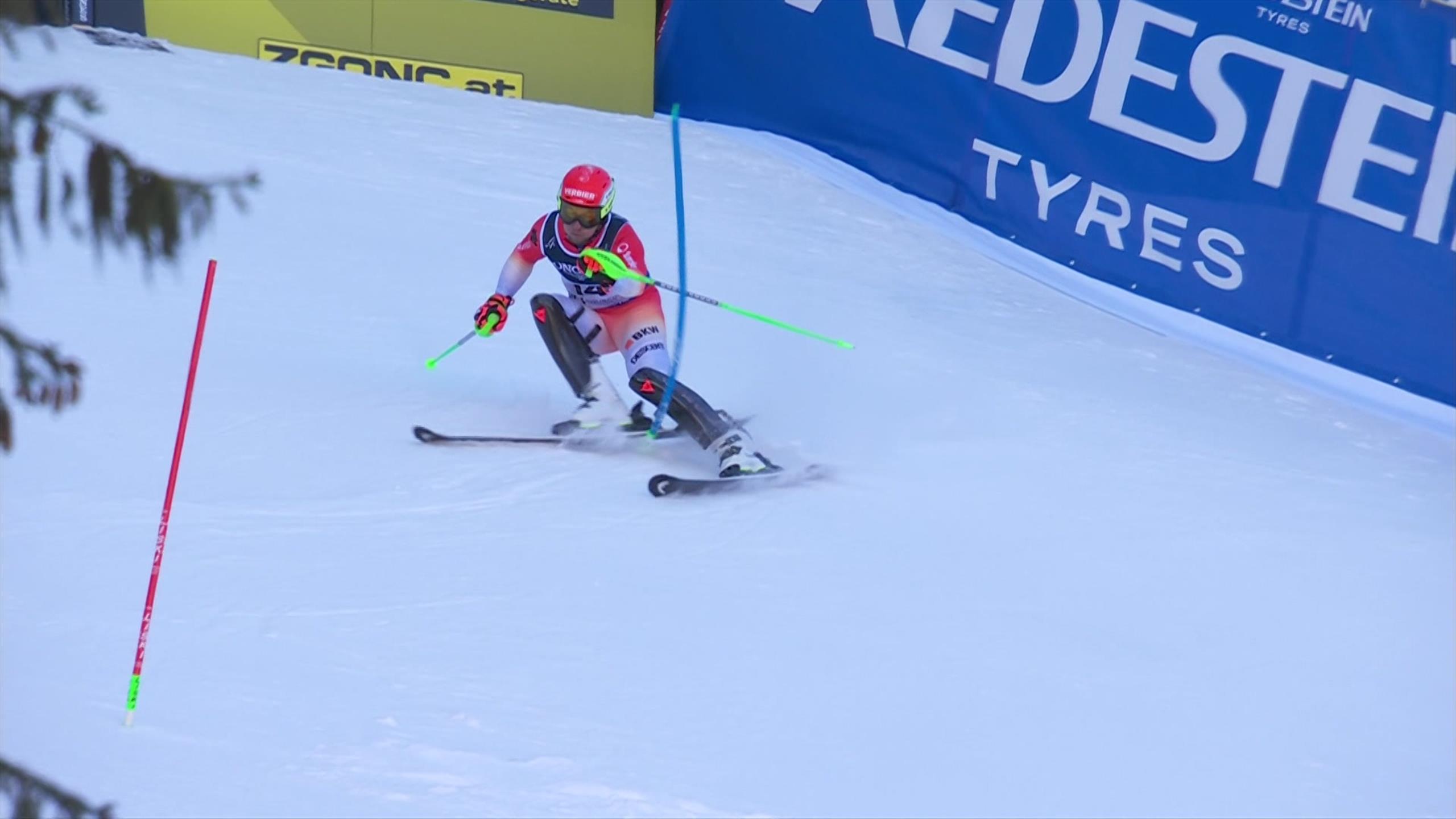 Ski-WM 2023: Justin Murisier fädelt in der Kombination im Slalom am ...