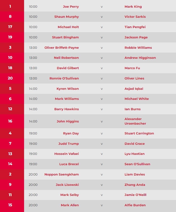 Szuperhétfővel indul a Welsh Open, az egyik legpatinásabb snookertorna ...