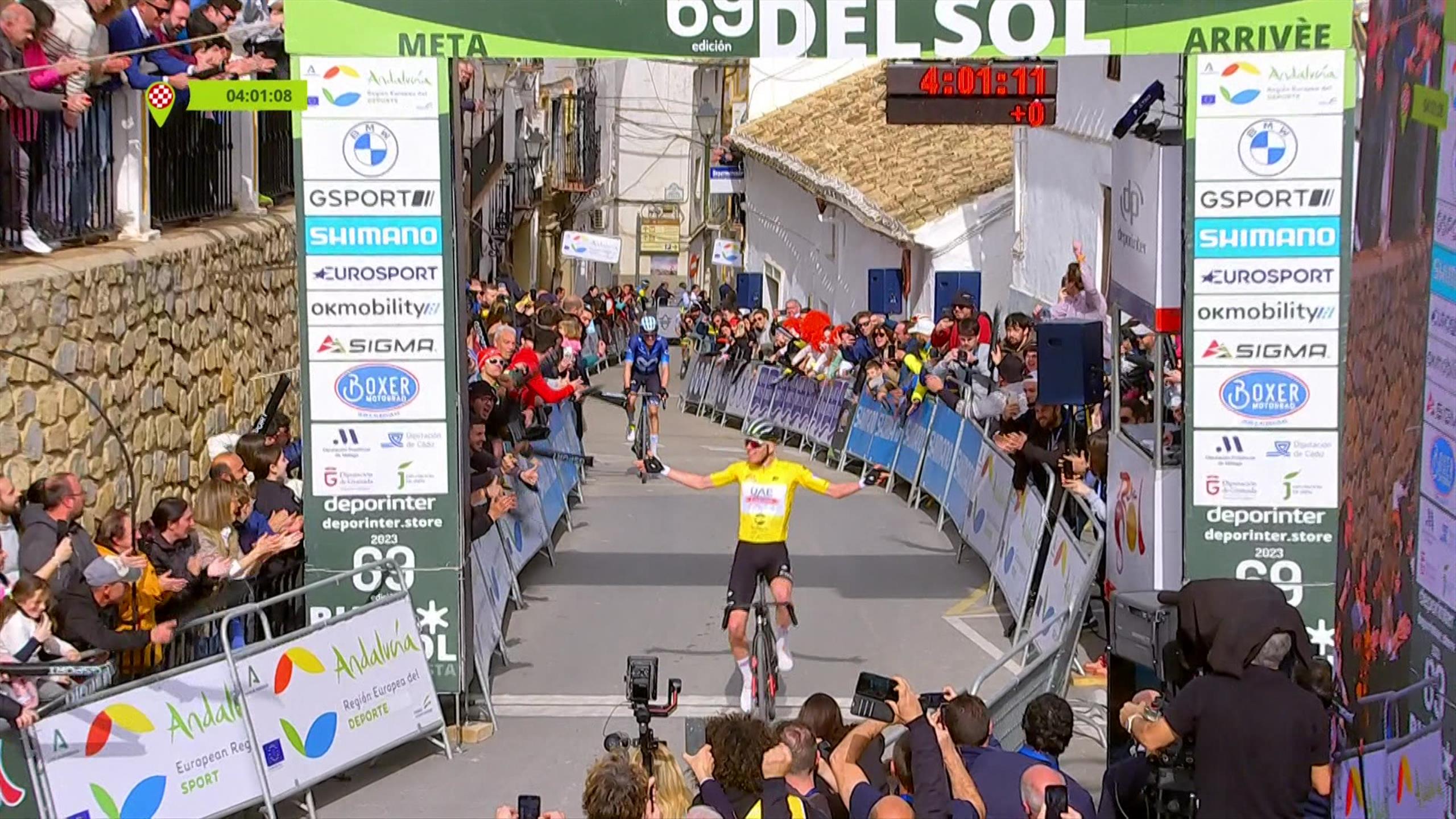 Andalusien-Rundfahrt: Tadej Pogacar zündet im Finish den Turbo ...