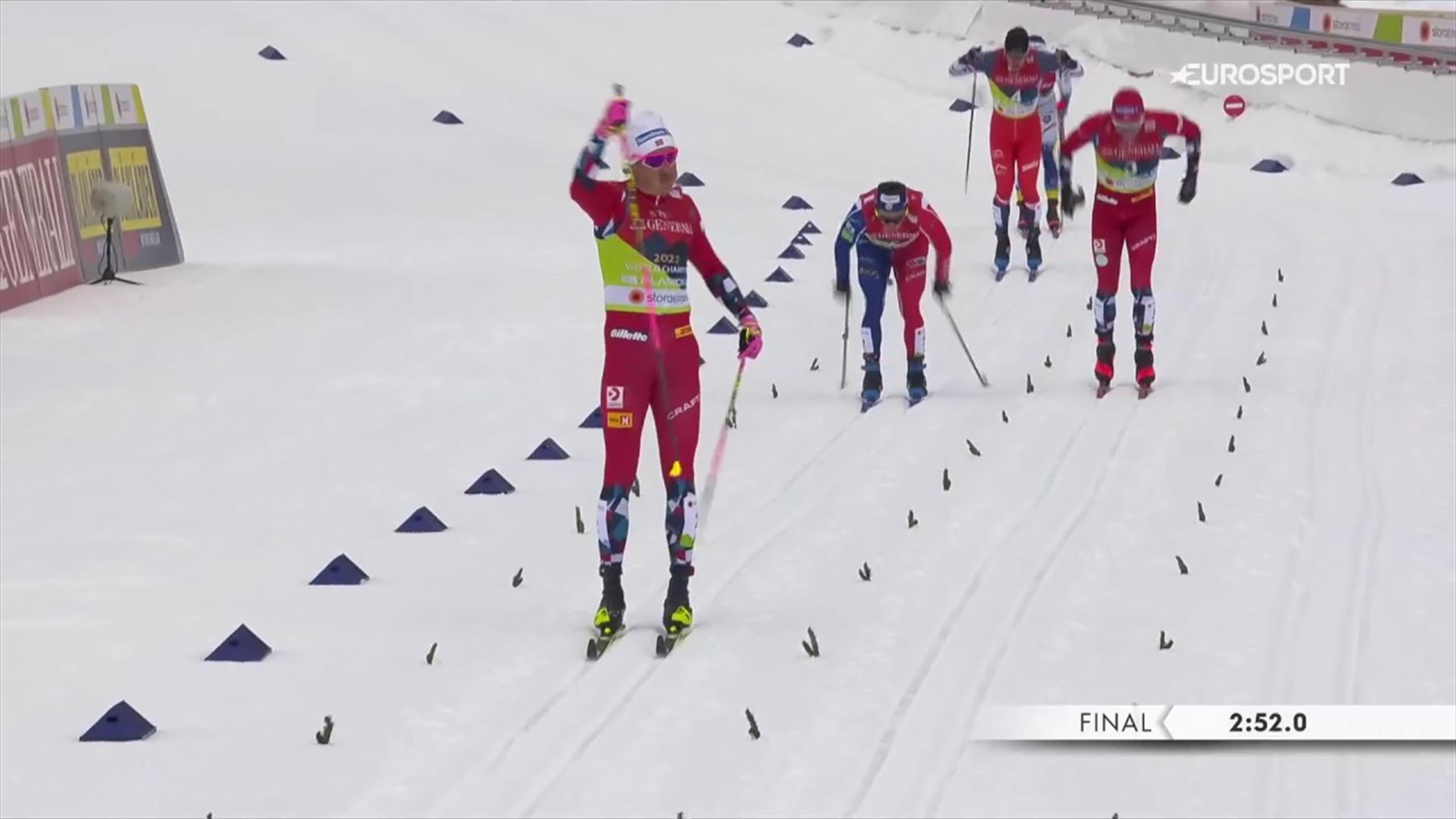 Johannes Klaebo, aur în proba de sprint de la Mondiale! Norvegianul s-a ...