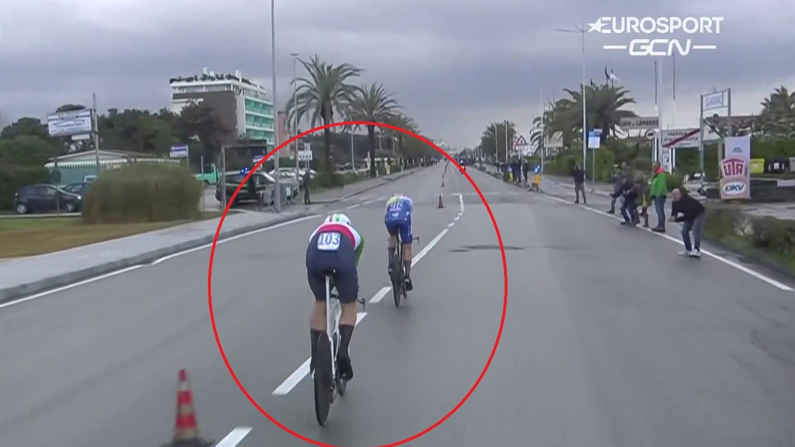 Tirreno-Adriatico - Filippo Ganna come un treno: sorpassa Steff Cras ...