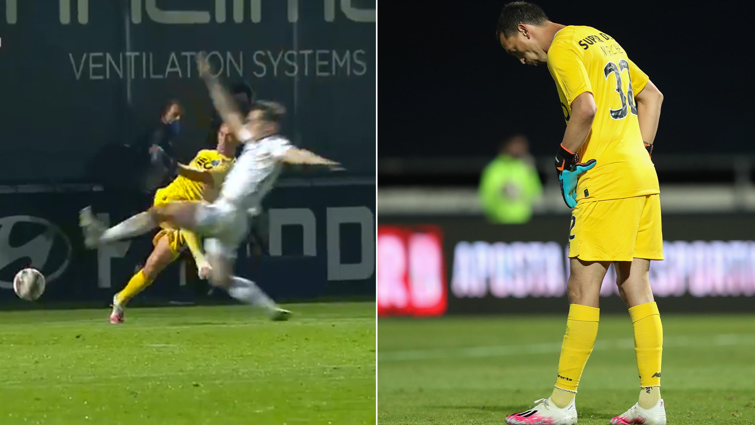 Famalicao - FC Porto: bramkarz Agustin Marchesin popełnił fatalny błąd ... Famalicao - FC Porto: bramkarz Agustin Marchesin popełnił fatalny błąd ...