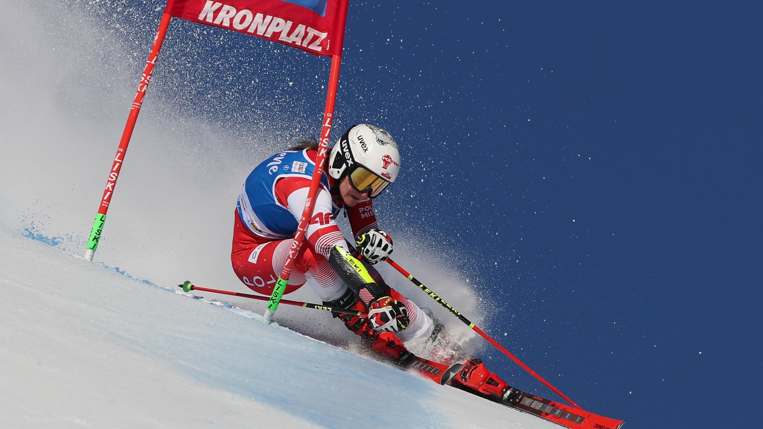 Maryna Gąsienica-Daniel - slalom gigant w Kronplatz. Puchar Świata w ...