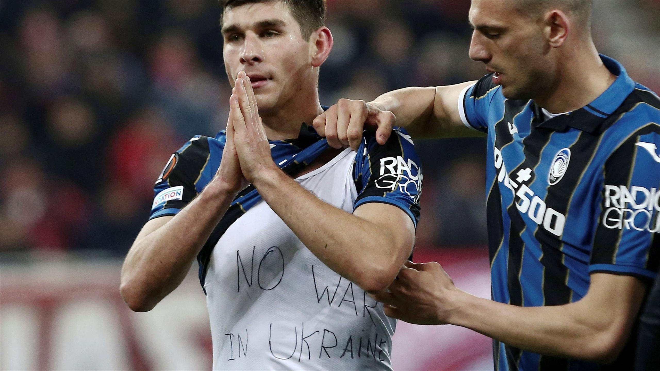 Olympiakos Pireus - Atalanta Bergamo: Rusłan Malinowski: nie dla wojny ...