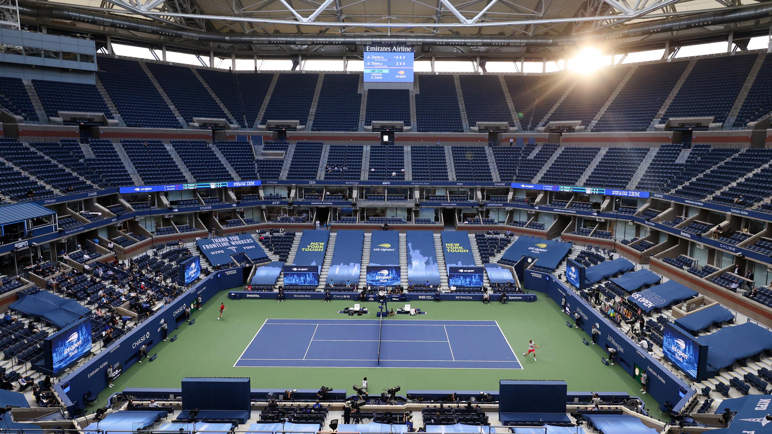 US Open 2021. Turniej kwalifikacyjny bez kibiców - Tenis - Eurosport