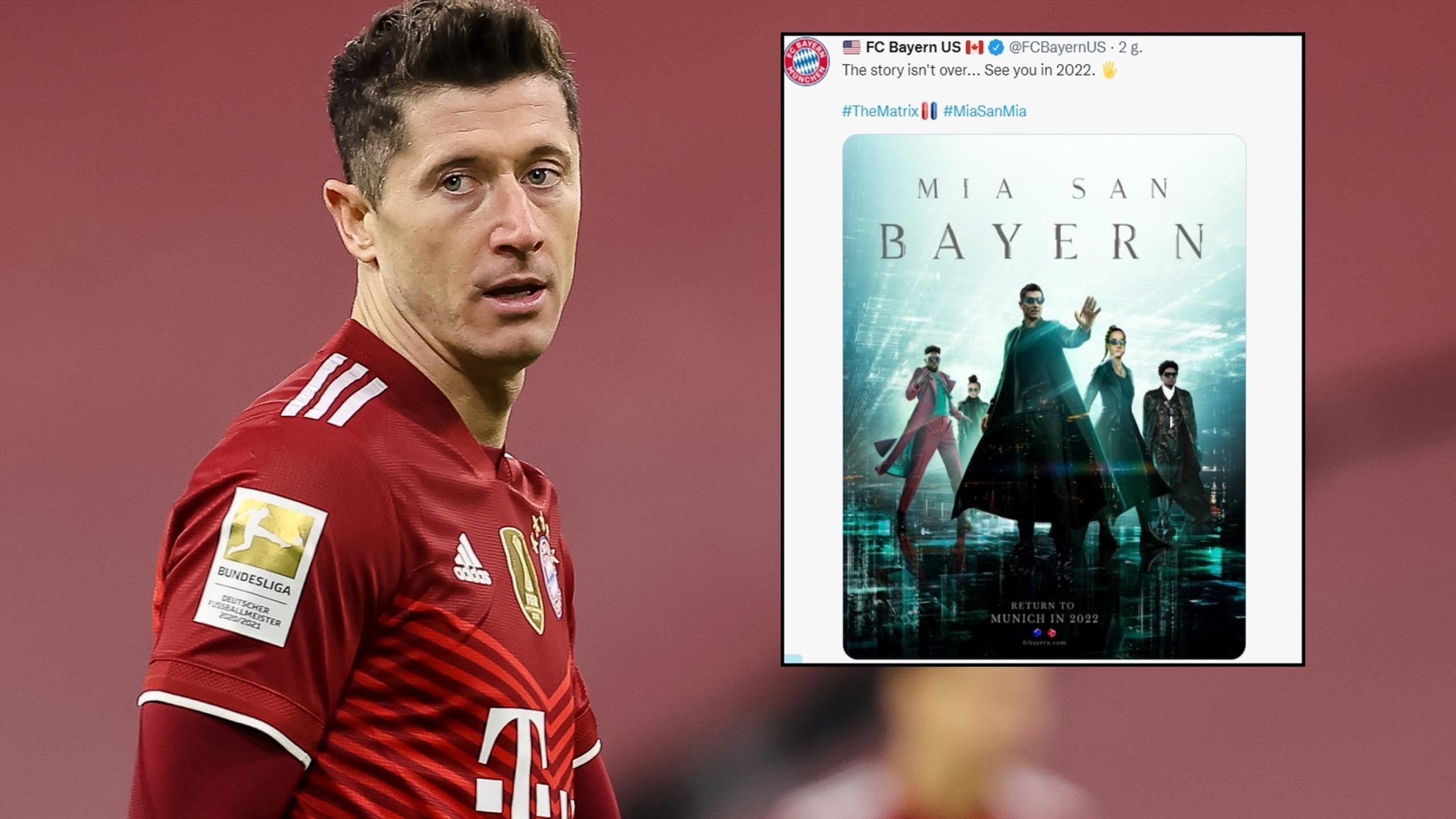 Robert Lewandowski przedstawiony jako Neo z filmu "Matrix" w ...