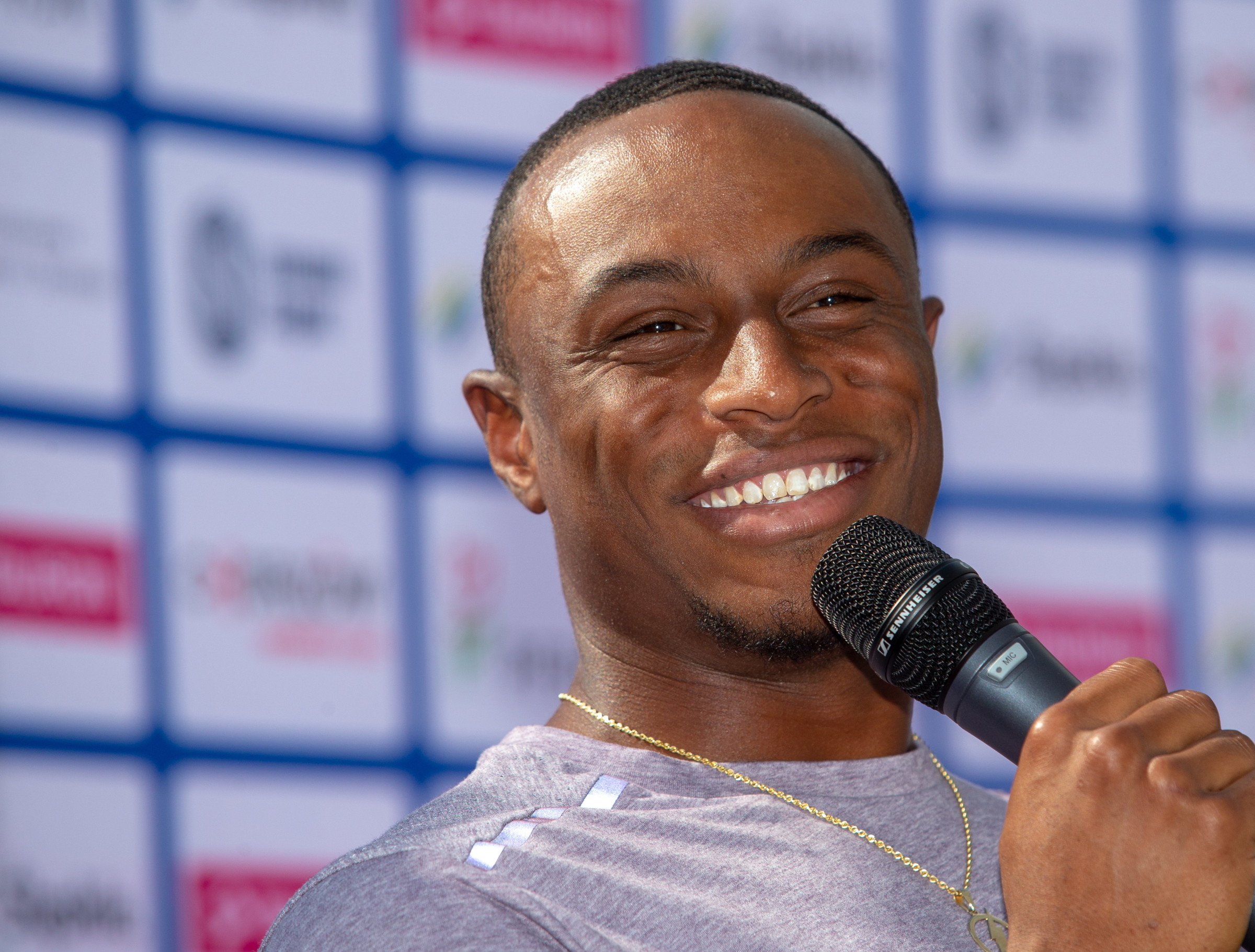 Ronnie Baker ustanowił w Chorzowie najlepszy tegoroczny wynik na 100 m ...