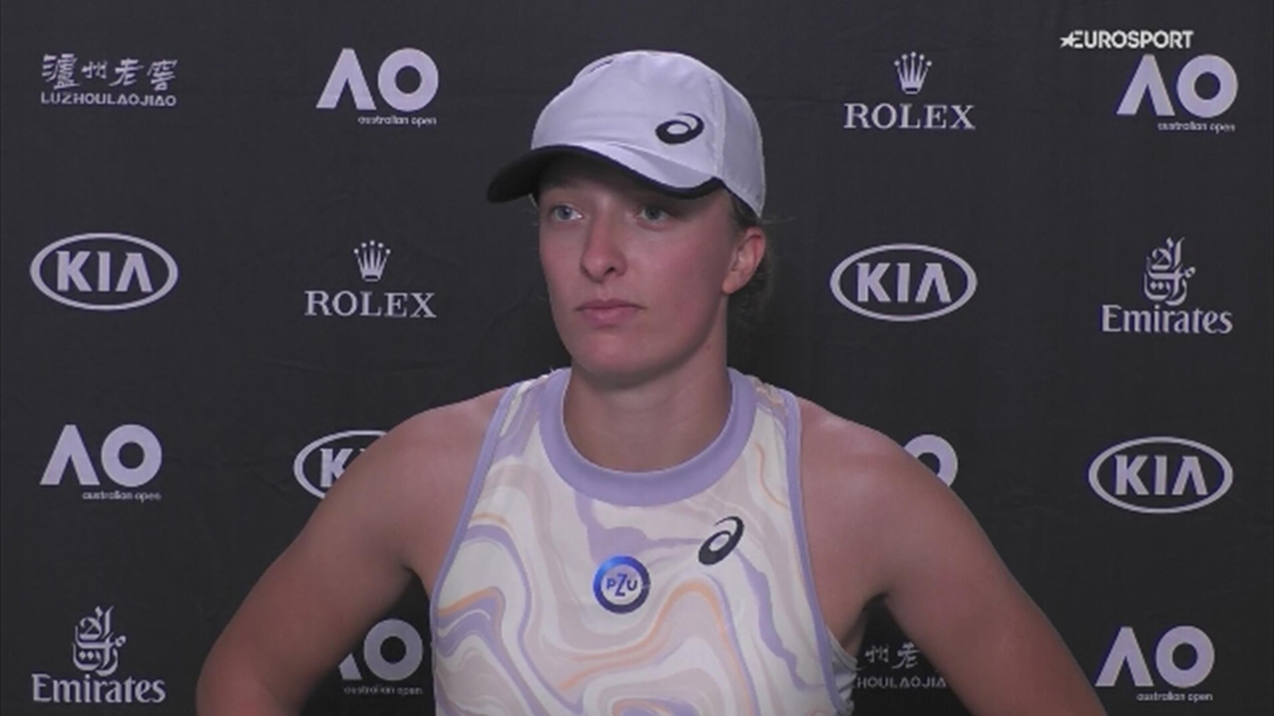 Iga Świątek o meczu z Cristiną Bucsą w 3. rundzie Australian Open - Tenis wideo - Eurosport