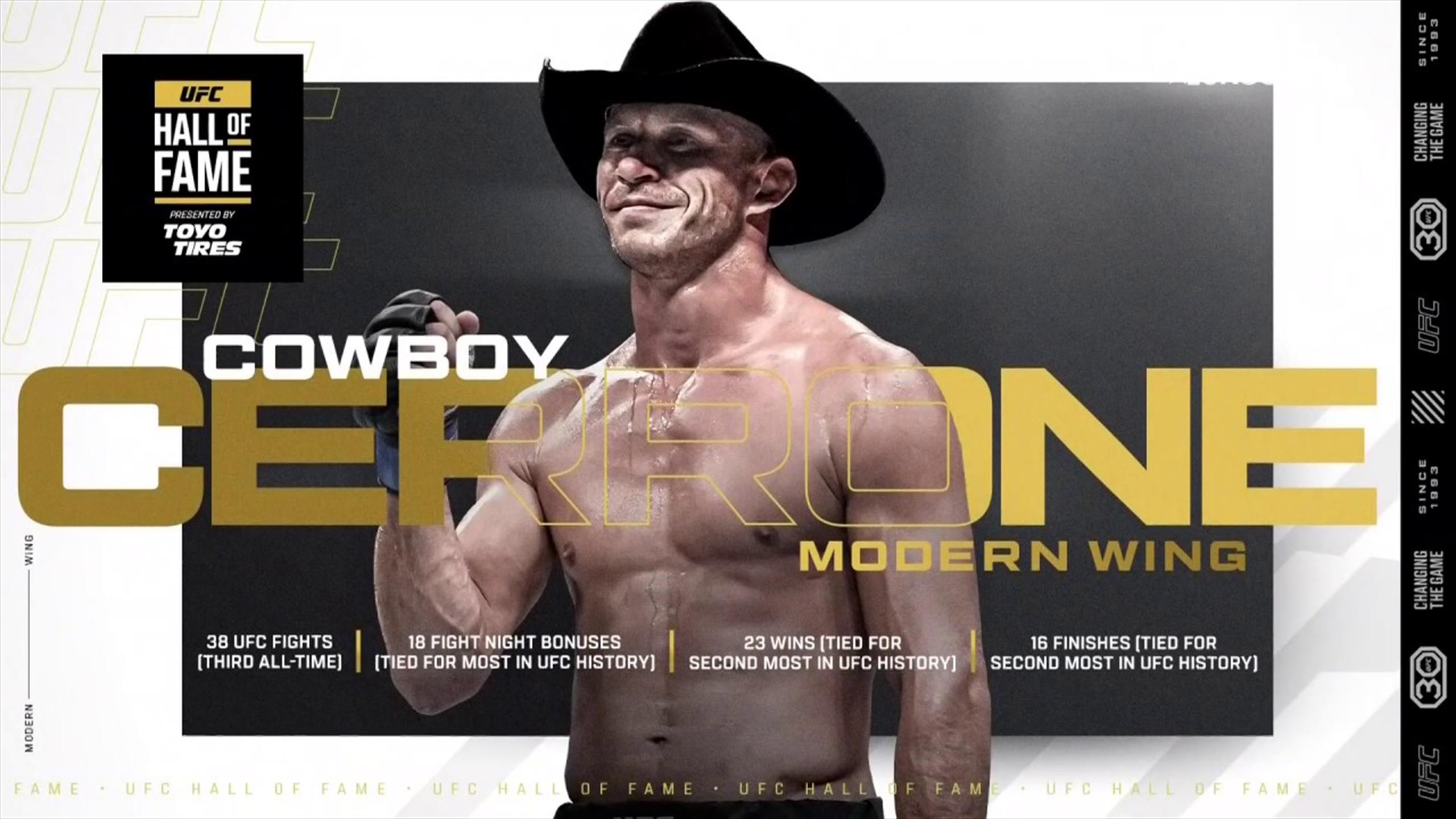 UFC San Antonio | Donald 'Cowboy' Cerrone toegevoegd aan de UFC Hall of ...