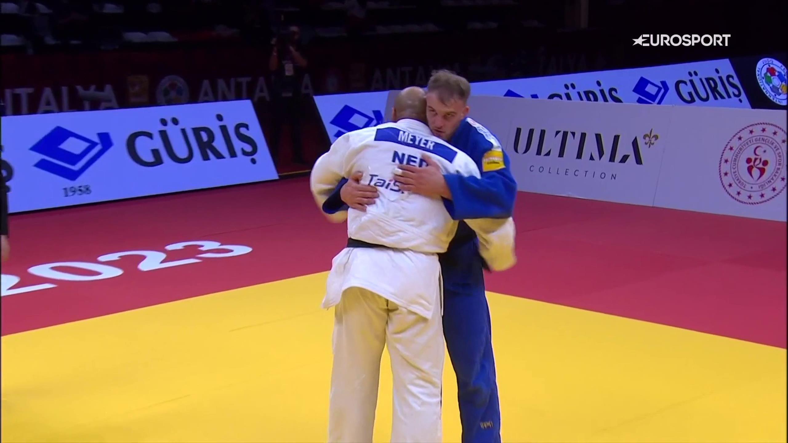 Judo | Snippe wint goud ten koste van Meyer - Judo video - Eurosport