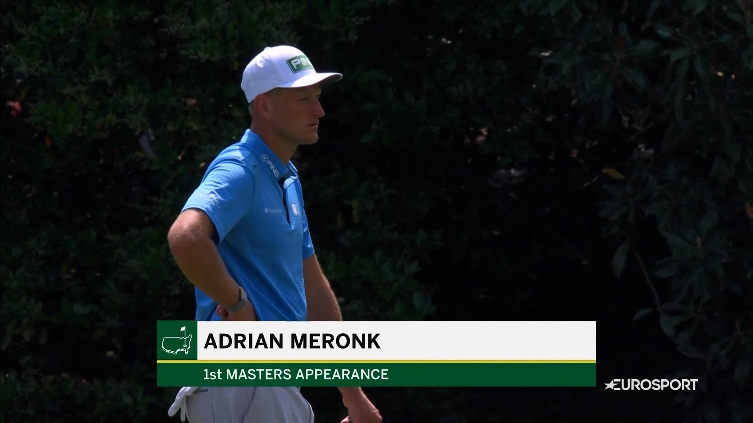 Adrian Meronk na "Amen Corner" podczas 1. dnia The Masters - Golf wideo ...