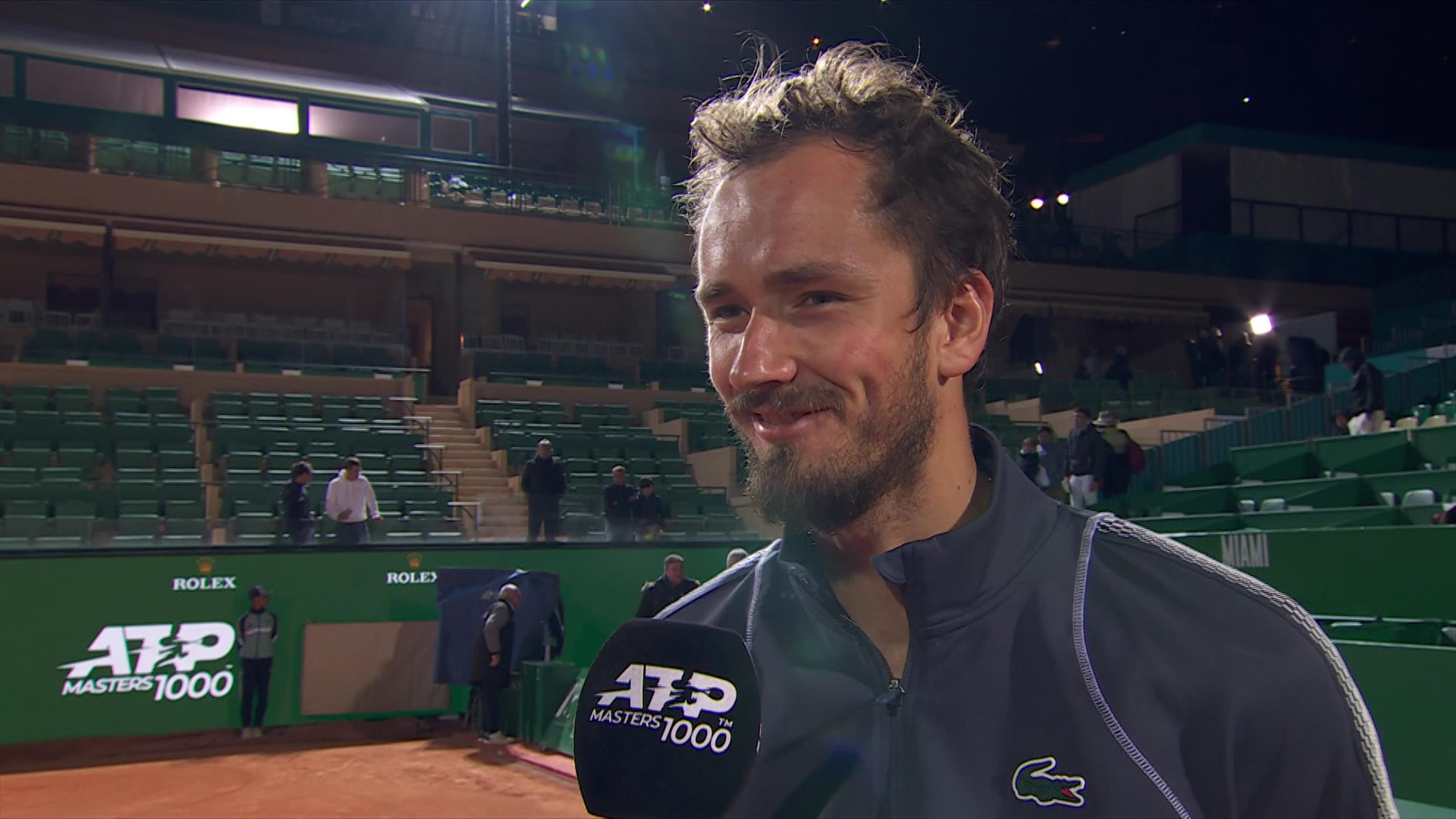 ATP Monte-Carlo - Daniil Medvedev : "J'ai battu un mec énorme sur terre ...