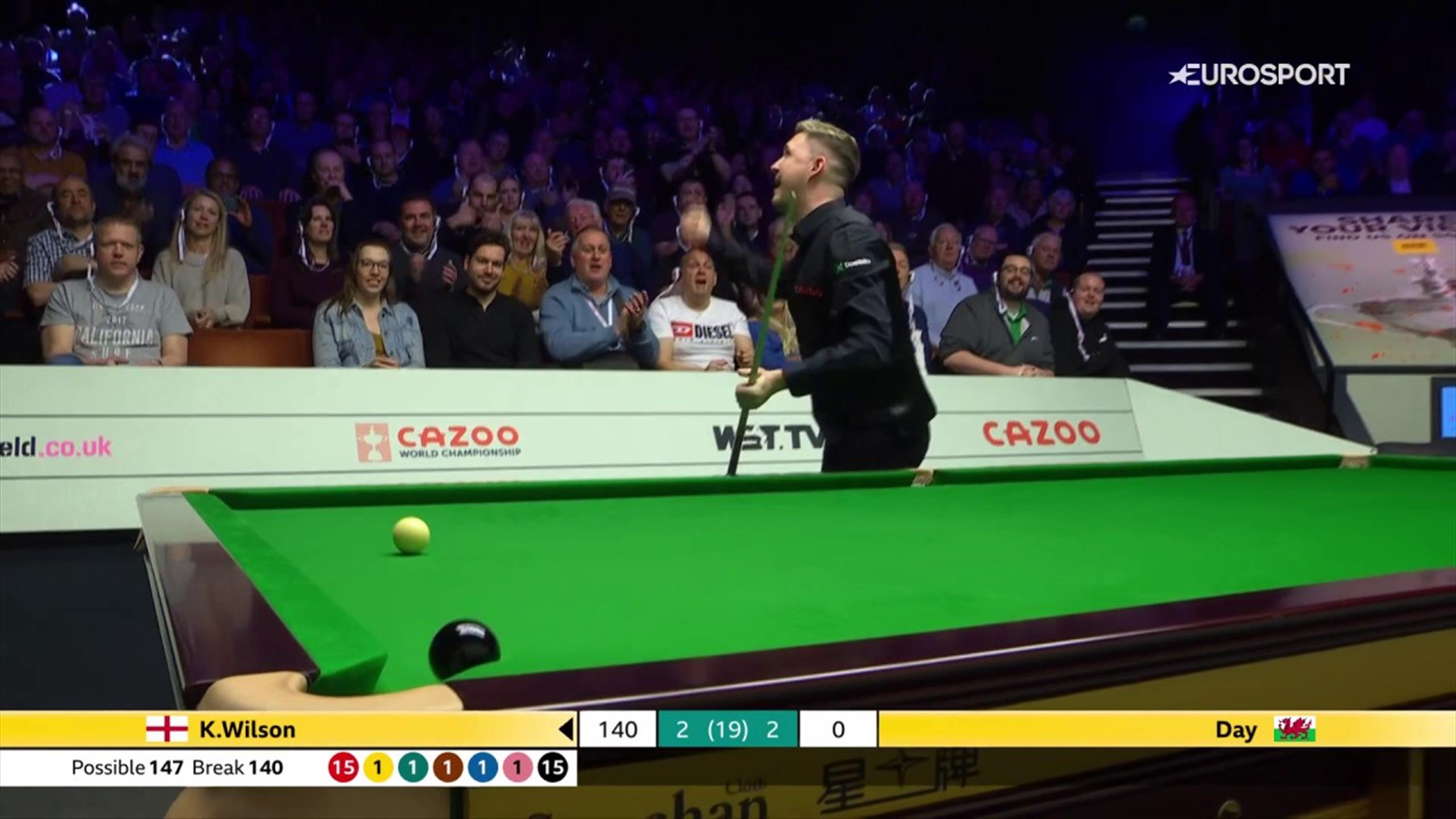 WK snooker | Kyren Wilson zorgt voor sportieve sensatie met maximale ...