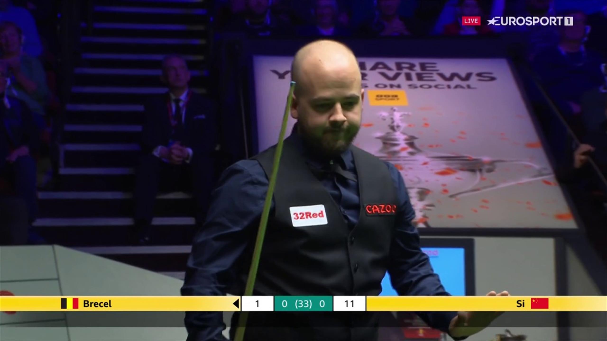 Bilele rulează pentru Brecel la Crucible! Noroc chior pentru belgian ...