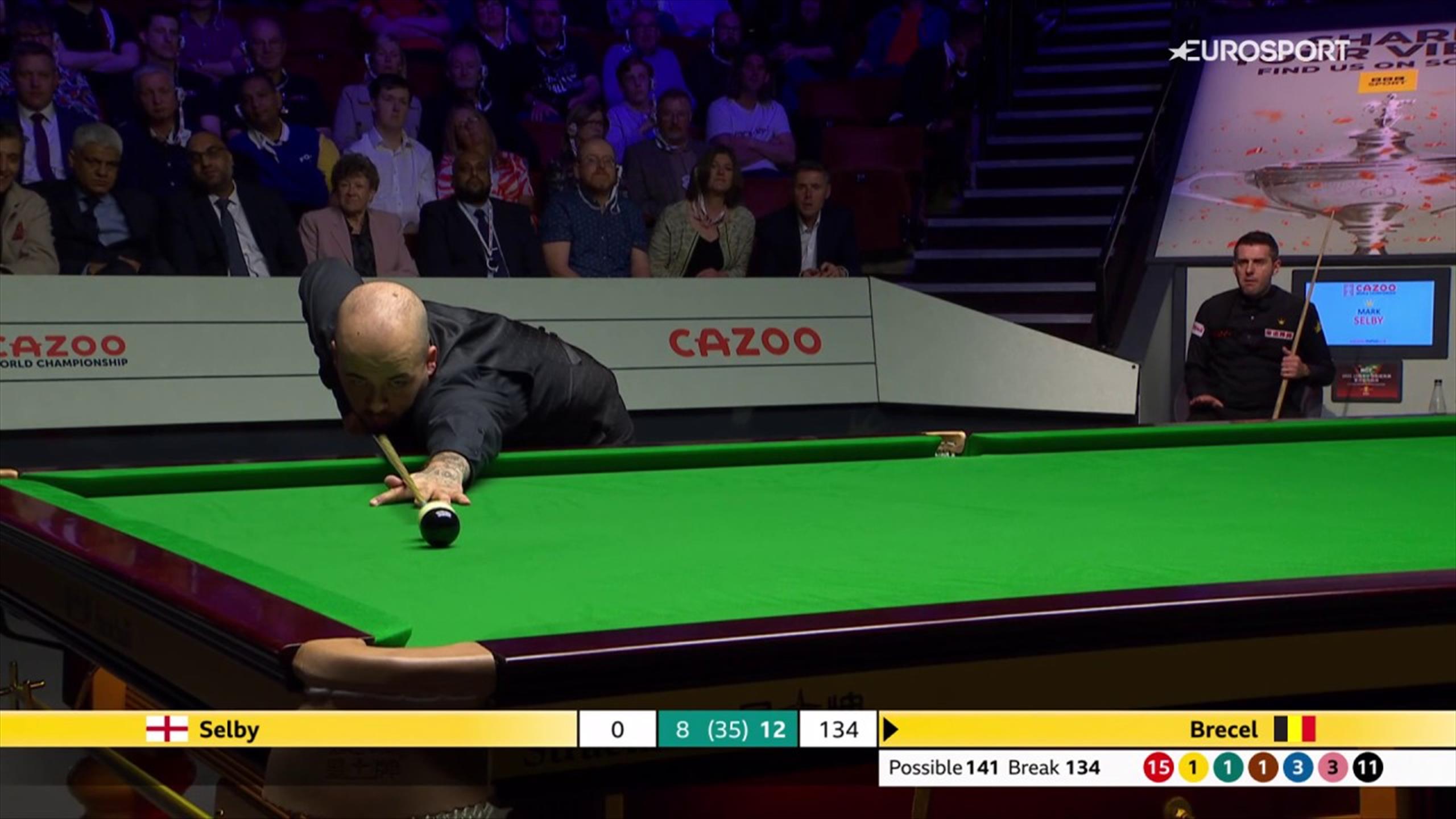 141-punktowy brejk Brecela podczas finału MŚ w Sheffield - Snooker ...