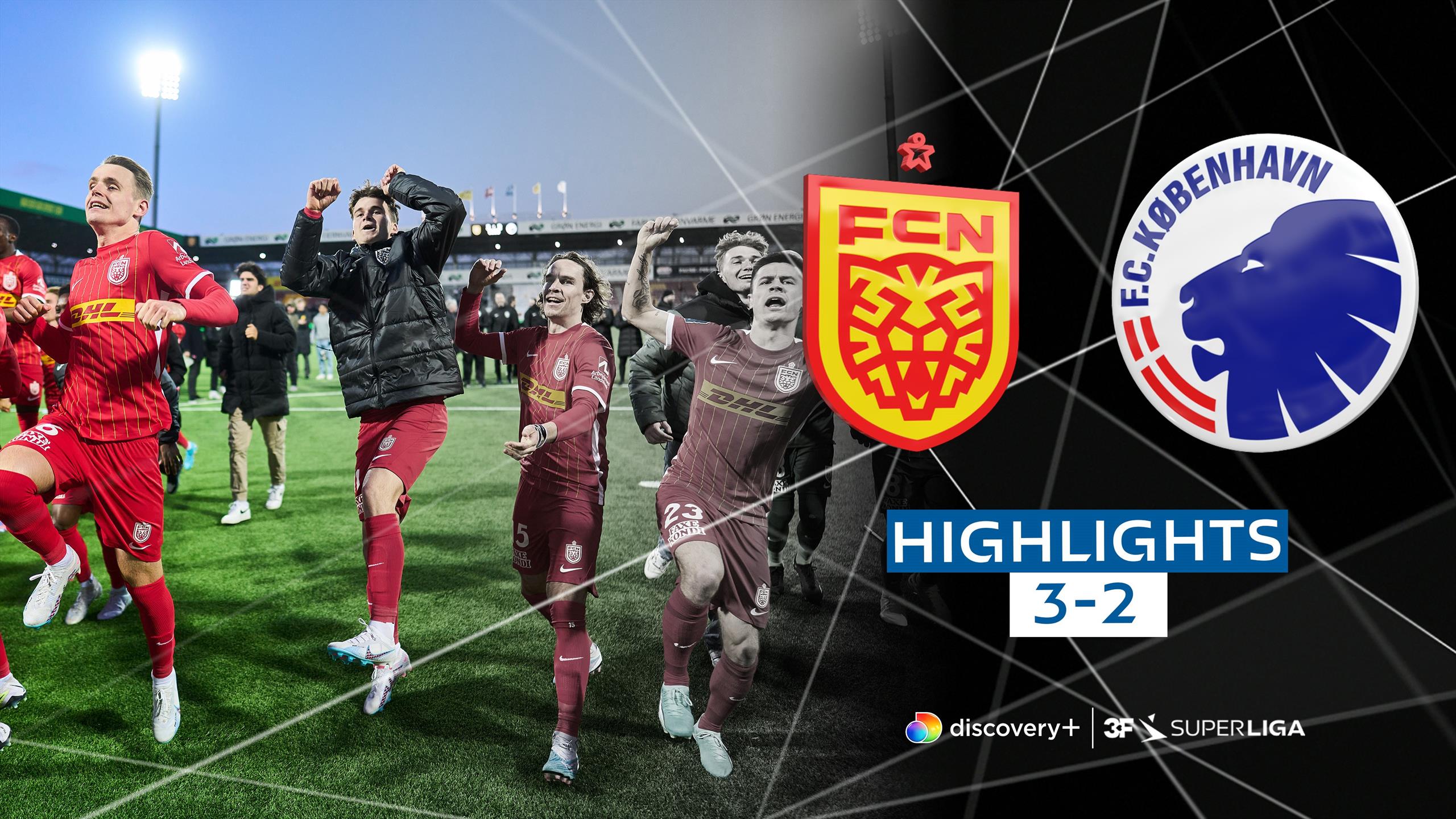 Highlights: FCN sikrer tre vitale point i mesterskabskampen mod FCK i ...