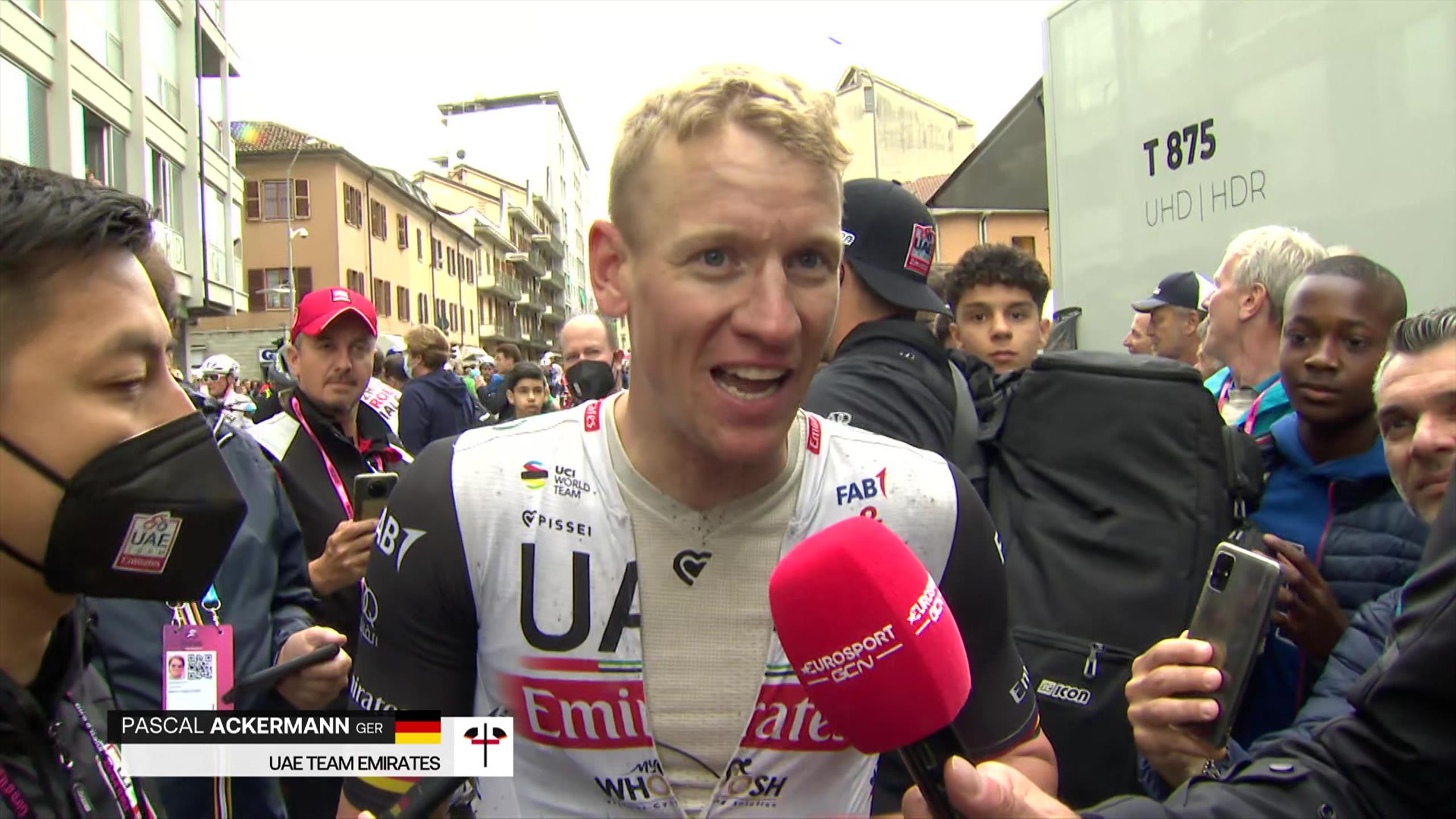 Giro d'Italia - Ackermann felicissimo da Voigt: "Ho dimostrato di ...