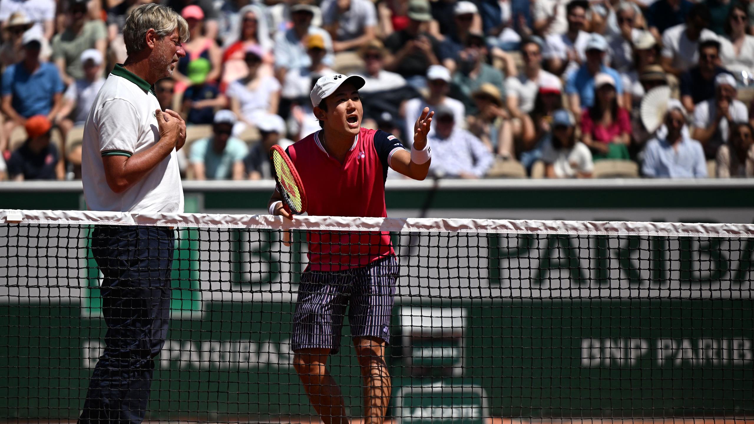 French Open: 'He's got to be careful!' - Yoshihito Nishioka 'sees red ...