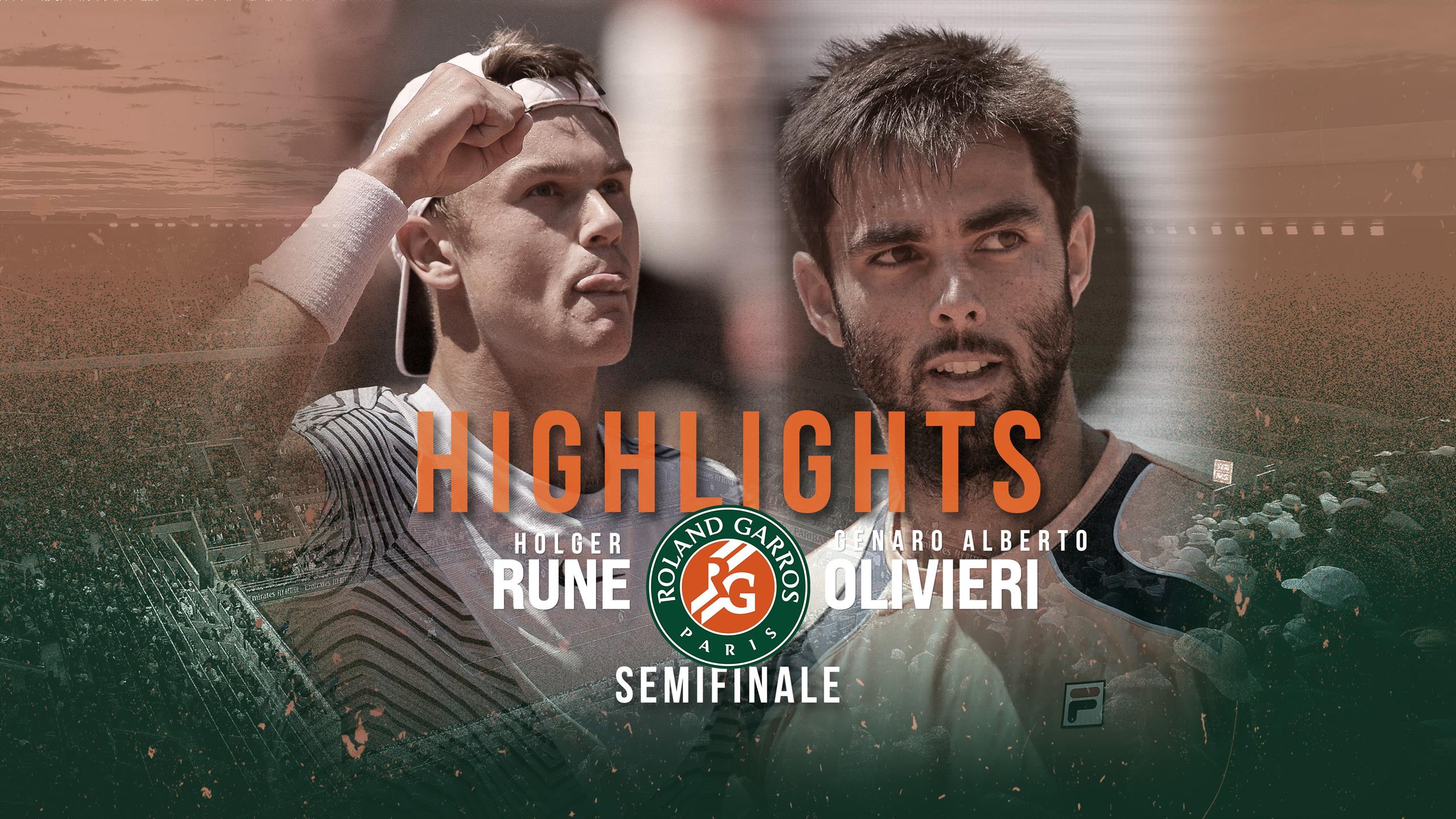 Highlights: Holger Rune spiller sig sikkert videre til ottendedelsfinalen med sejr over Olivieri ...