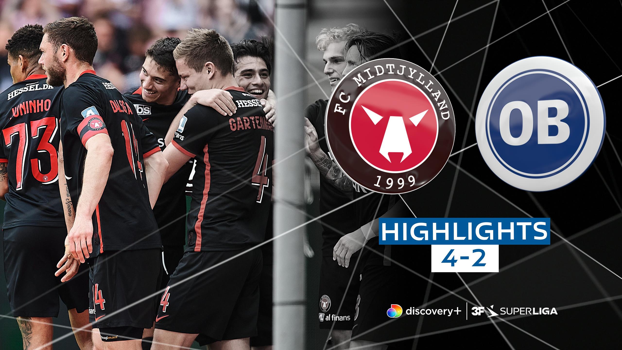 Highlights: Målfest på MCH Arena i sidste spillerunde mellem FCM og OB ...