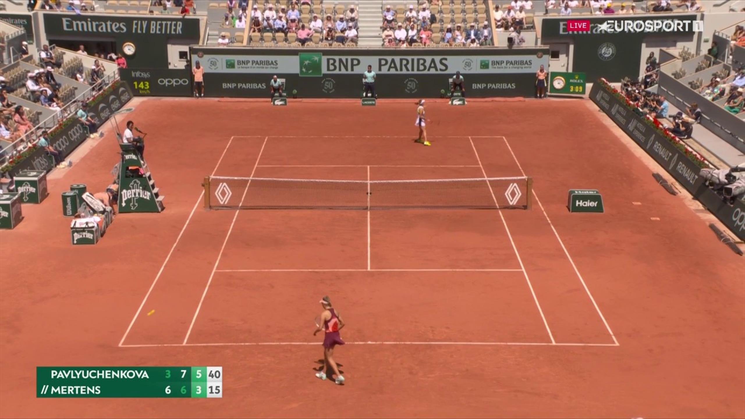 Roland Garros | Mertens strandt in zicht van de haven, Pavlyuchenkova ...
