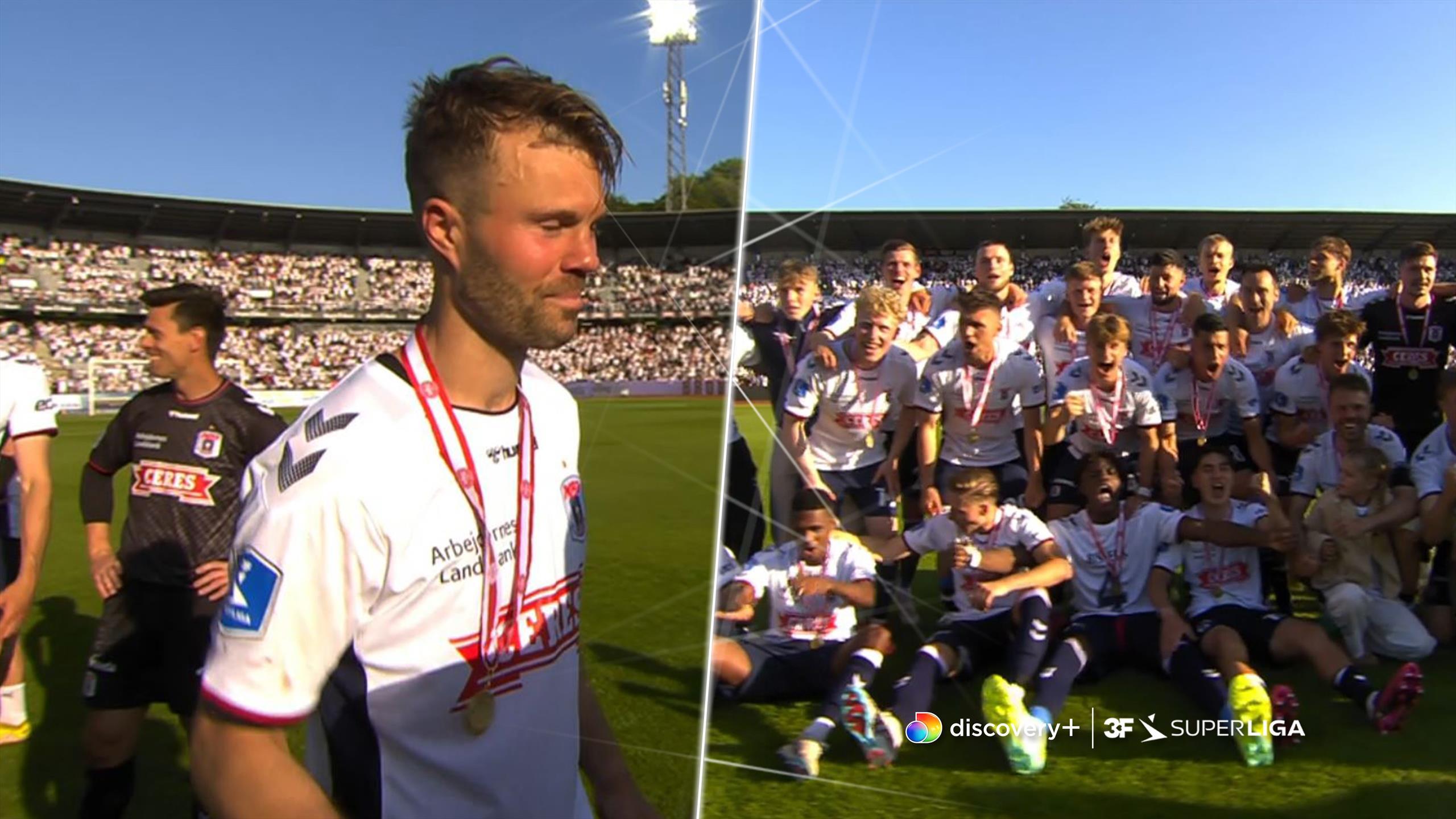 AGF fuldender medaljegivende comeback: Se spillerne modtage ...