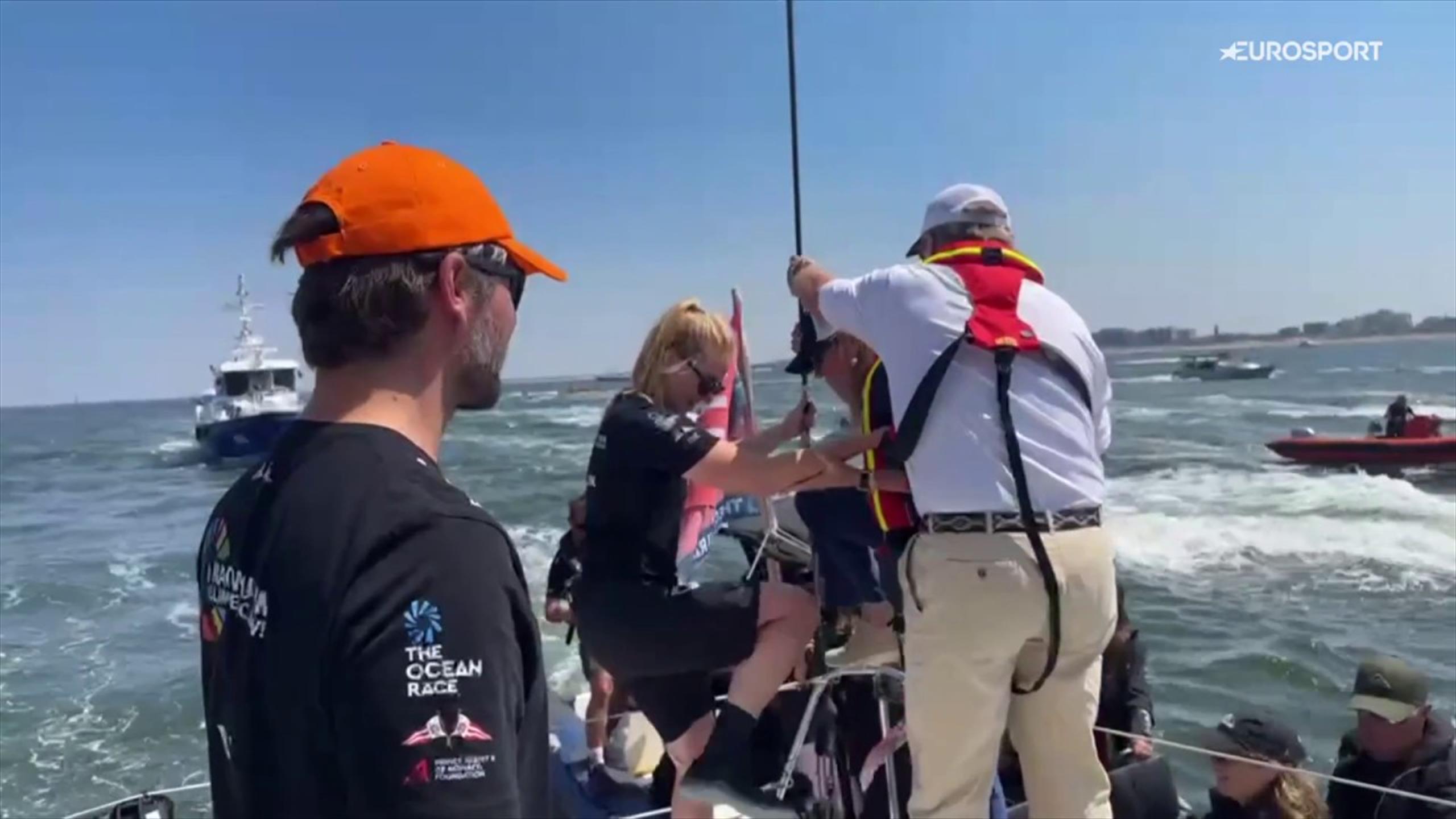 'Incredible moment!' - Dutch King and Queen climb aboard Team Malizia ...