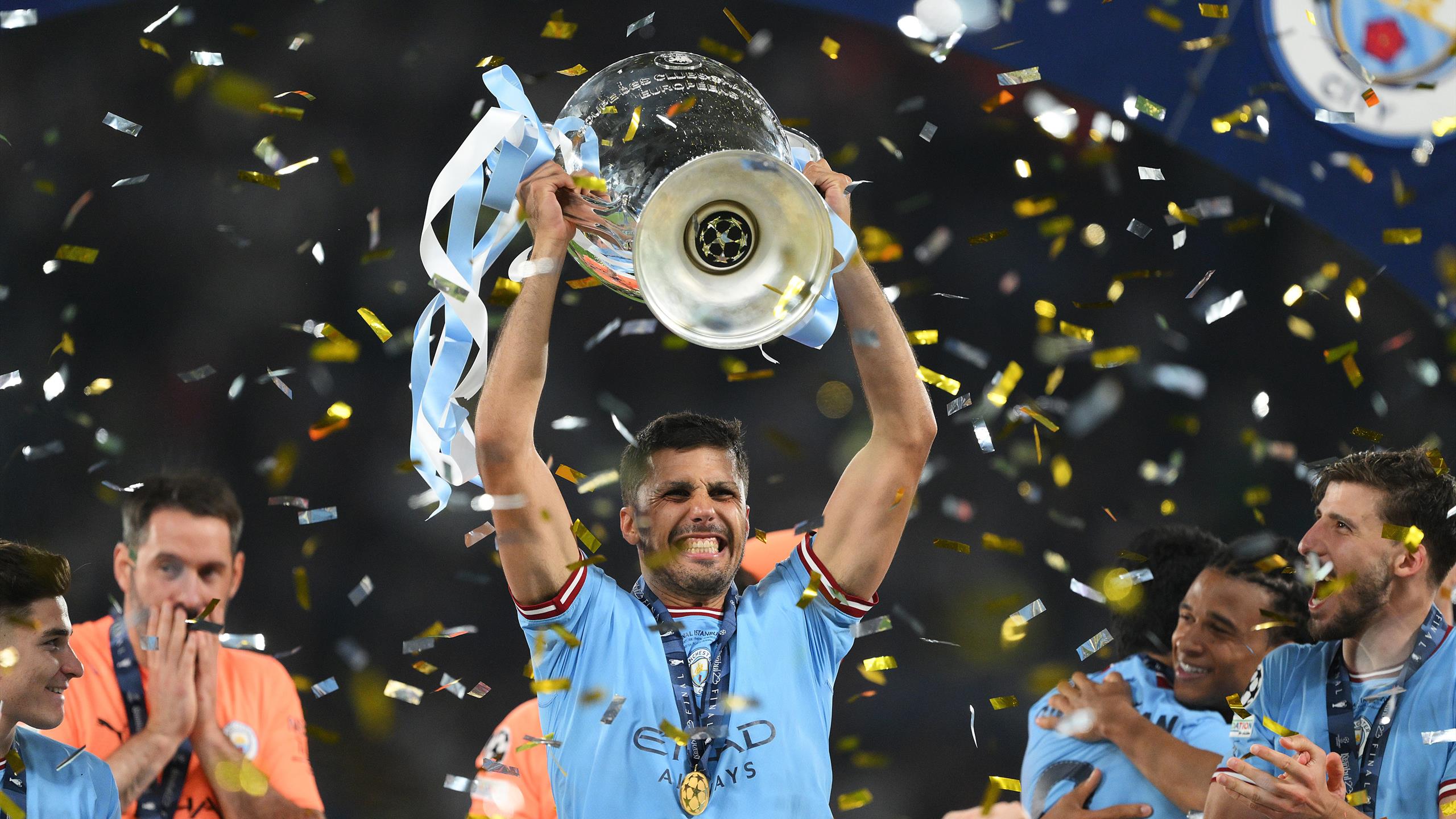 Rodri 'still trying to take it all in' after Manchester City treble as ...
