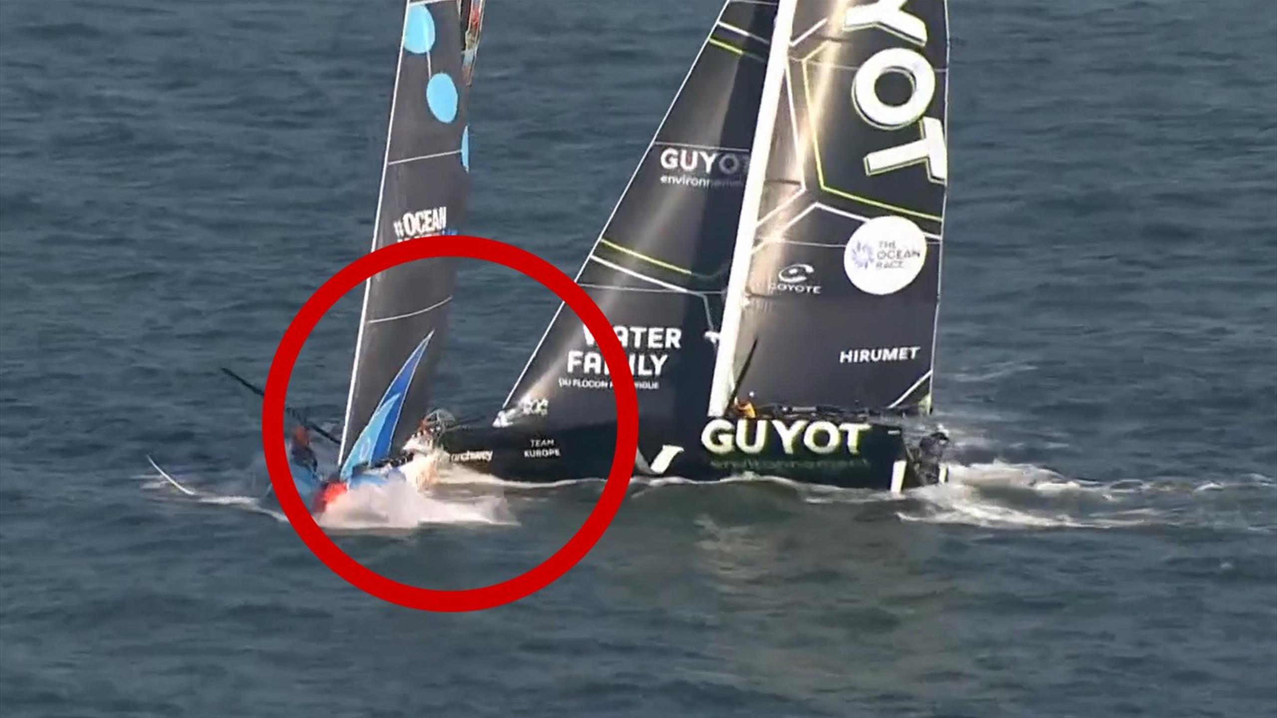 The Ocean Race | GUYOT environnement - Team Europe schießt 11th Hour ...