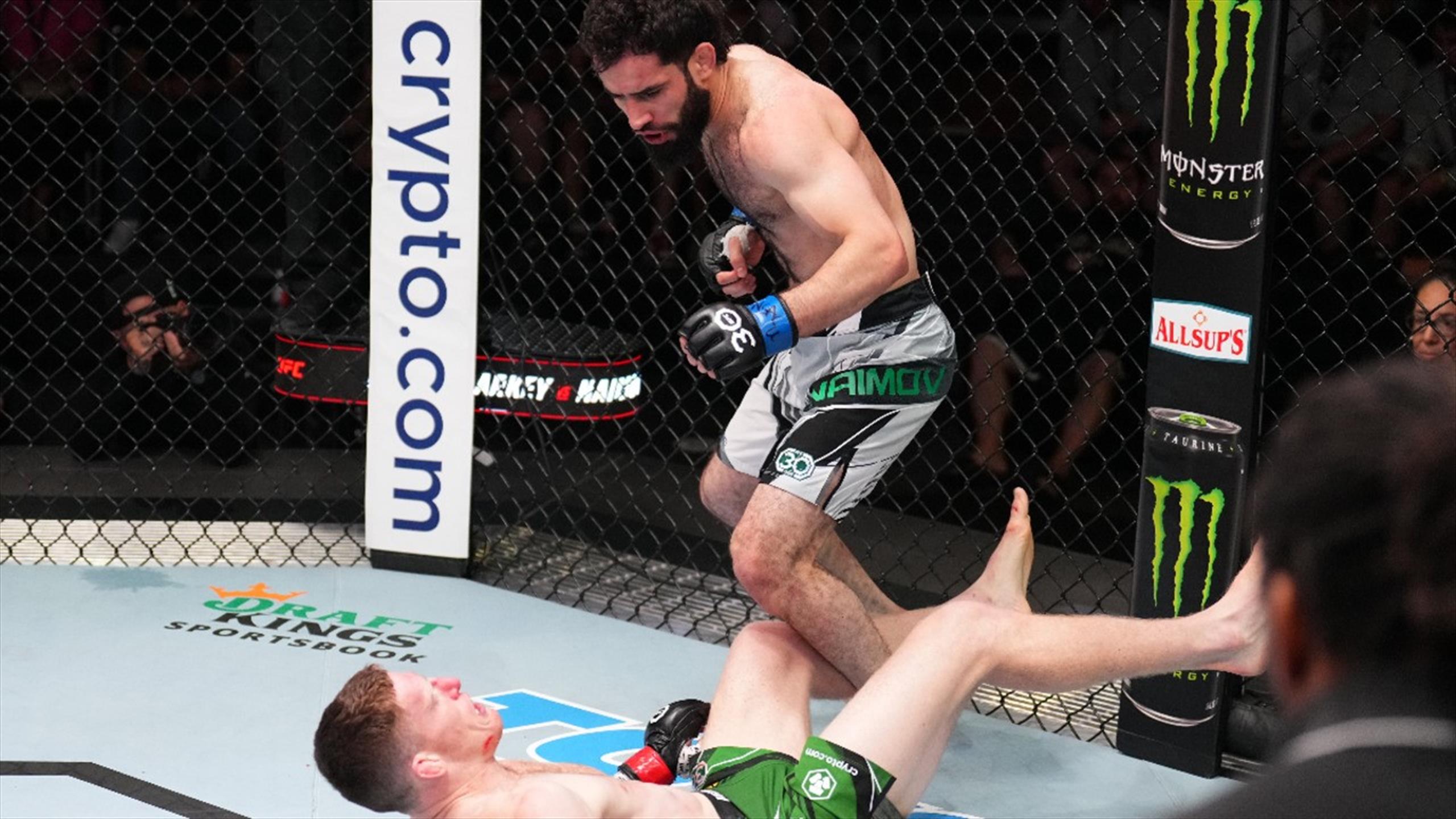 UFC: Muhammad Naimov unleashes on Jamie Mullarkey to end lightweight ...