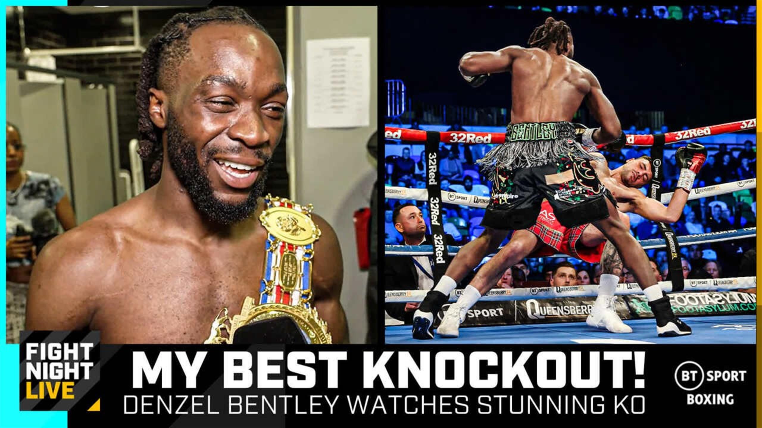 'We came, we saw, we conquered' - Denzel Bentley reacts to knocking out ...