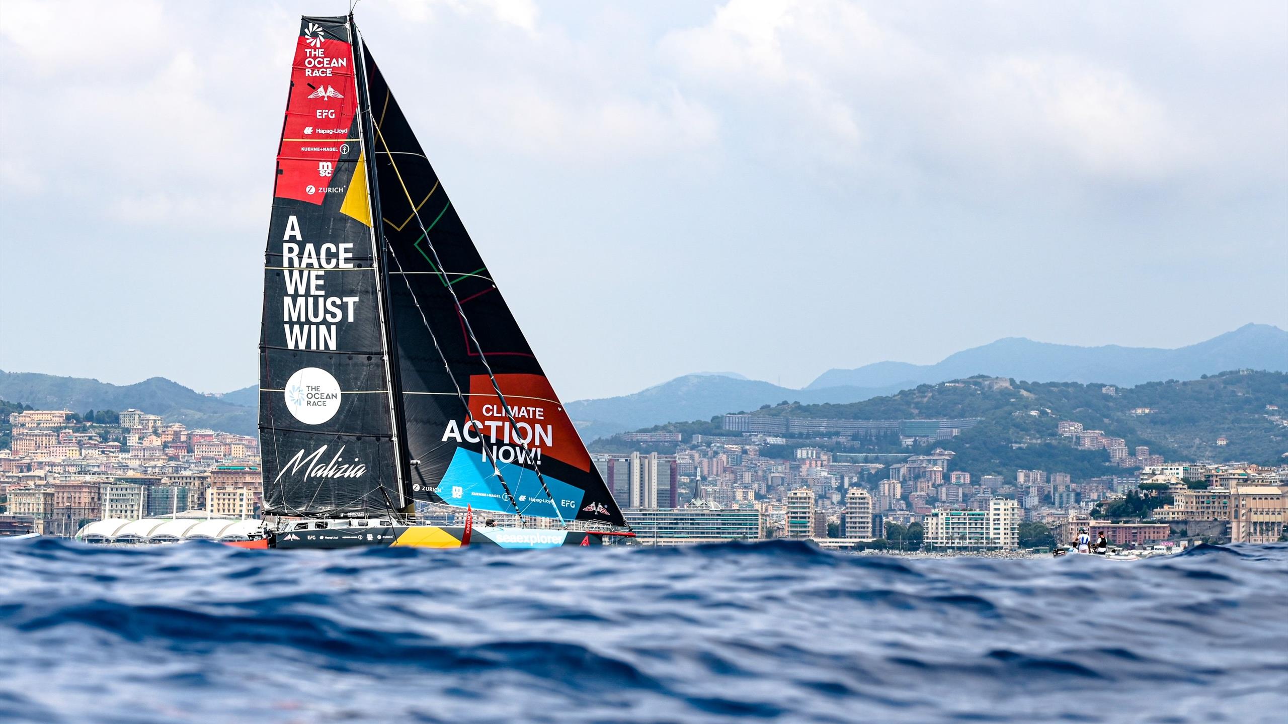 The Ocean Race: Team Malizia feiert in Genua zweiten Etappensieg ...