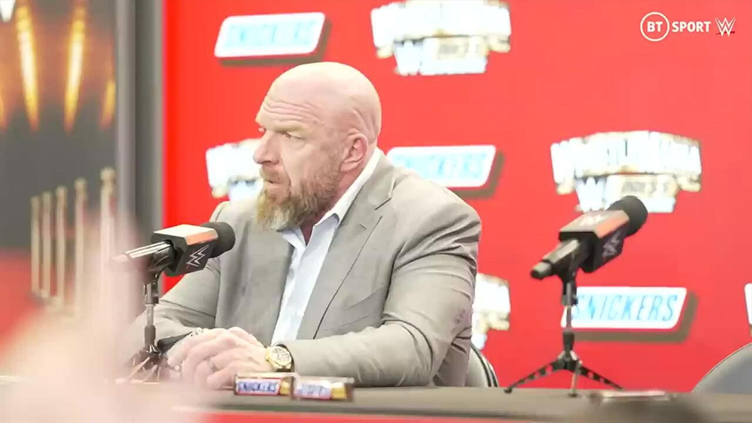 Triple H reflects on WrestleMania 39 Night One - Pro Wrestling video ...