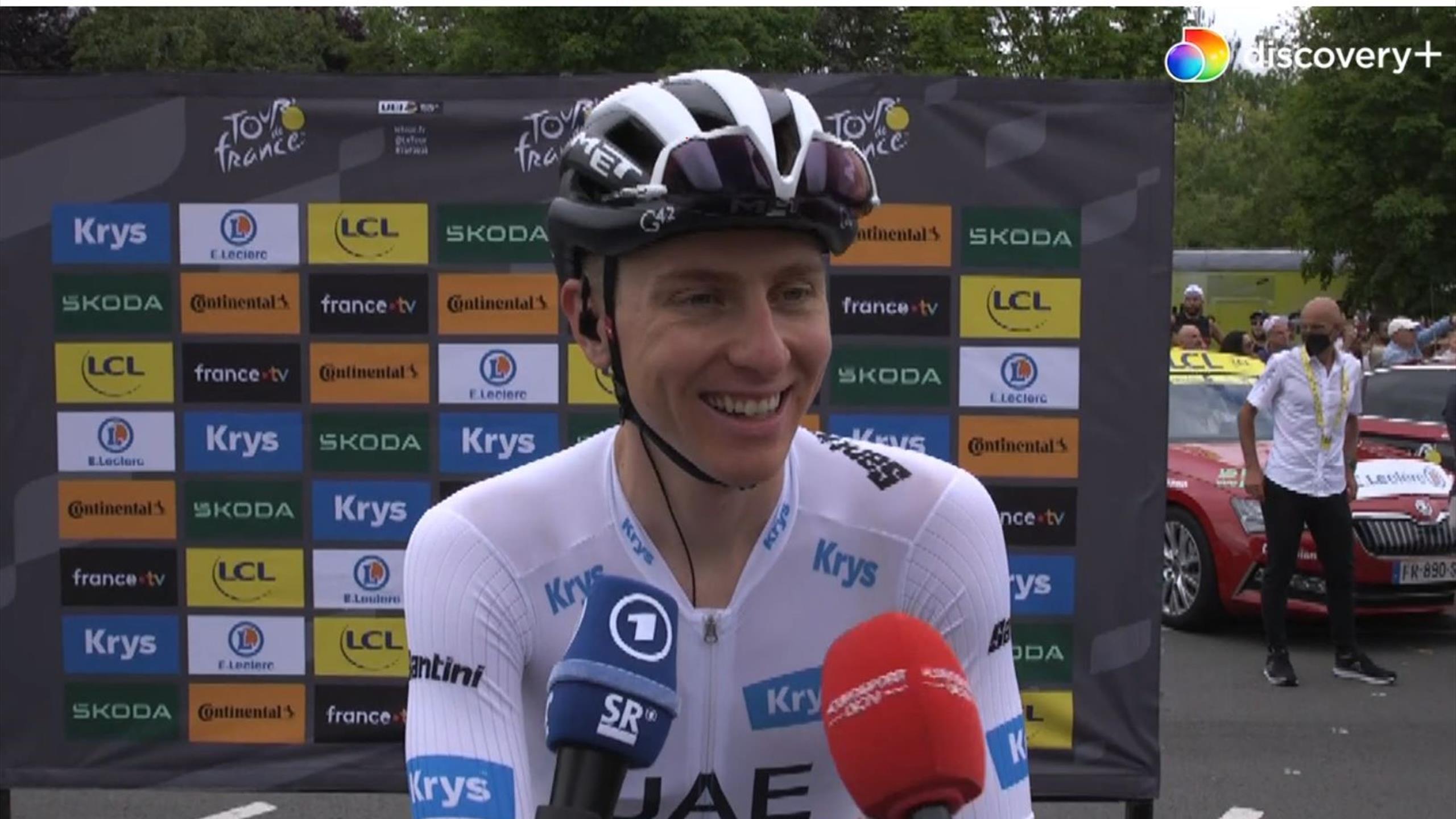 Pogacar var glad for formen på 1. etape: Overrasket over, at jeg var så ...