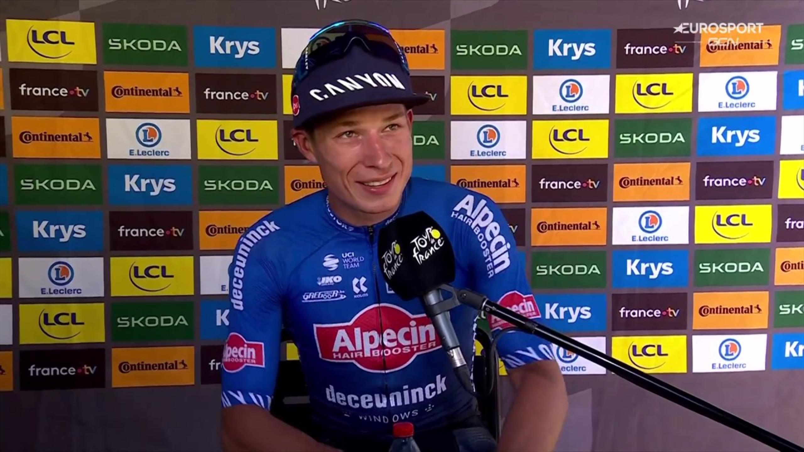 Tour de France | Interview met winnaar Philipsen na etappe 3 ...