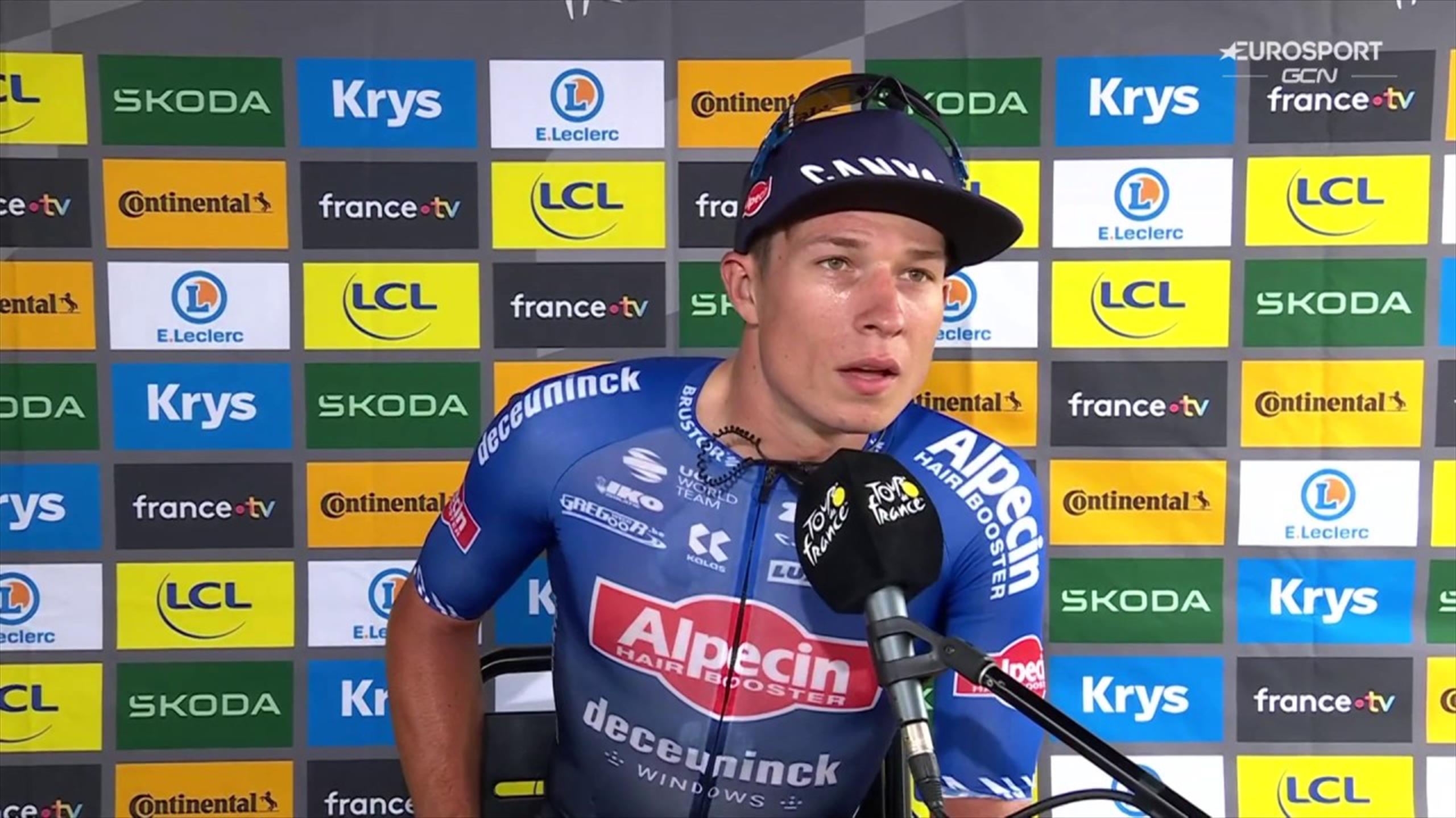 Tour de France | het Interview met Jasper Philipsen na etappe 4 - Wielrennen video - Eurosport