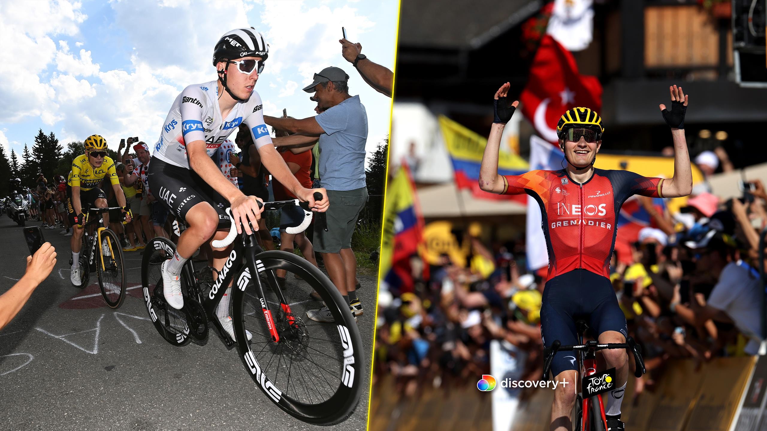 Carlos Rodriguez snyder Vingegaard og Pogačar efter hæsblæsende dag i ...