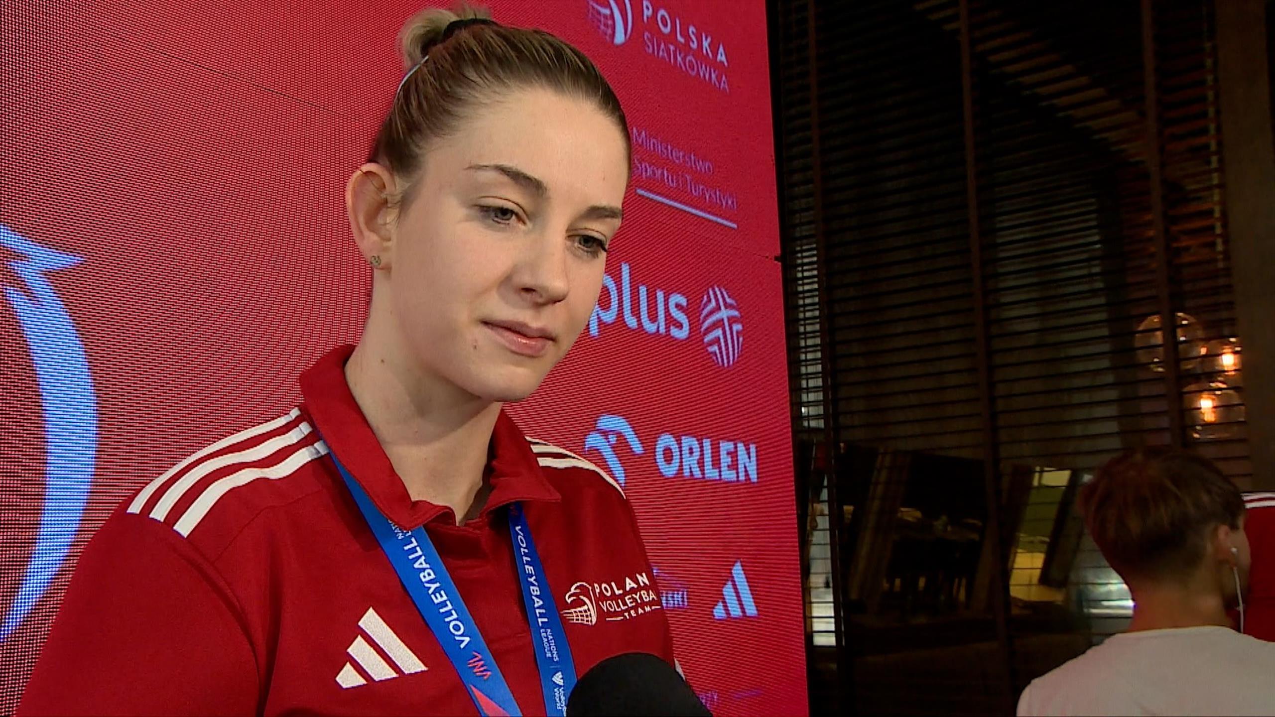 Magdalena Stysiak po sukcesie w Lidze Narodów - Siatkówka wideo - Eurosport