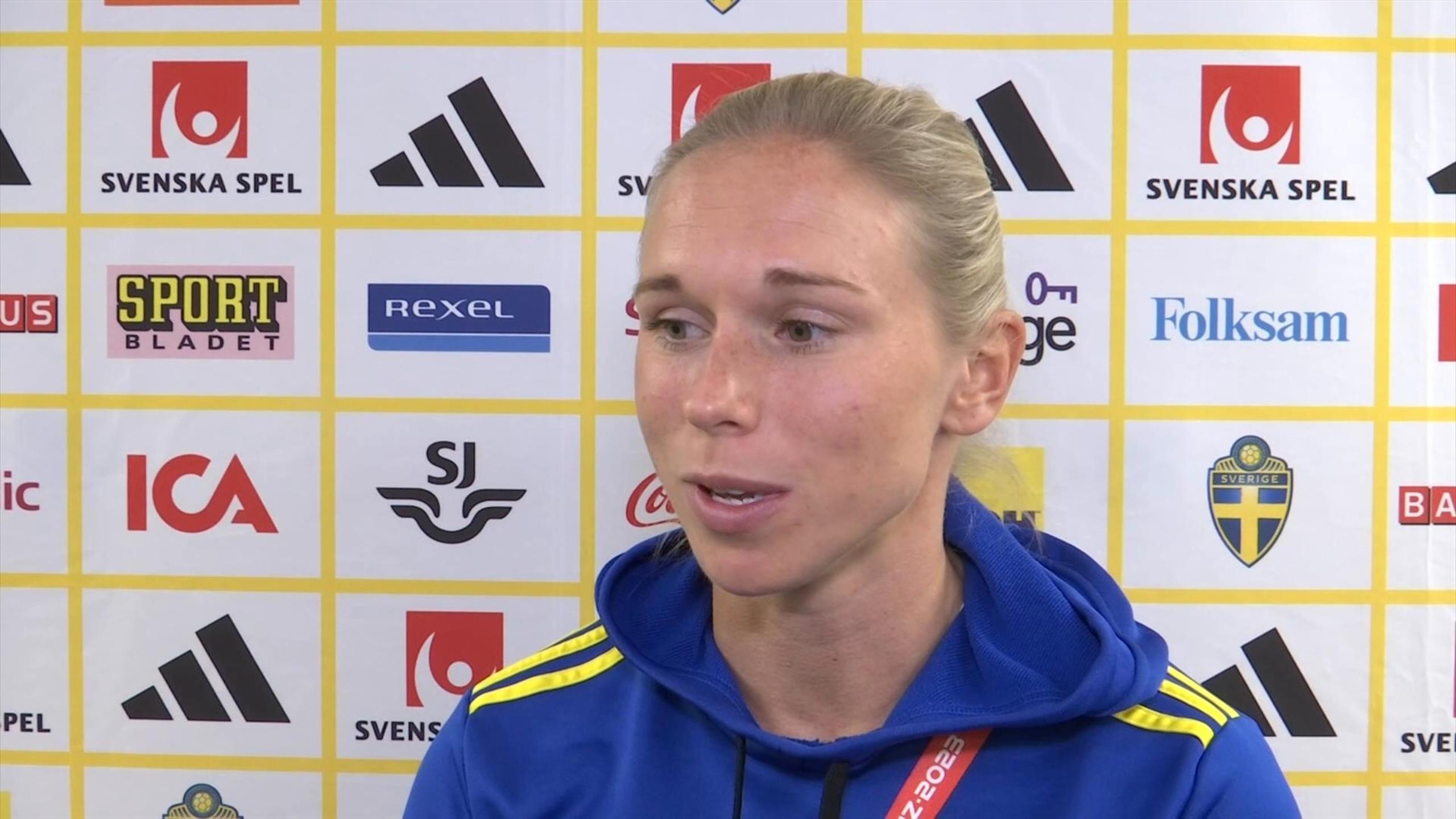 Jonna Andersson and Hannah Bennison unconcerned by Sweden's struggles ...